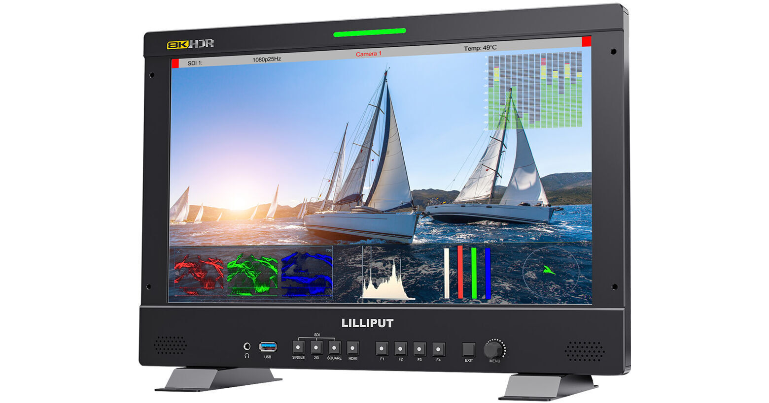 Lilliput Q15 15.6" 8K 12G-SDI Production Monitor Q15-8K-ABBP-CC