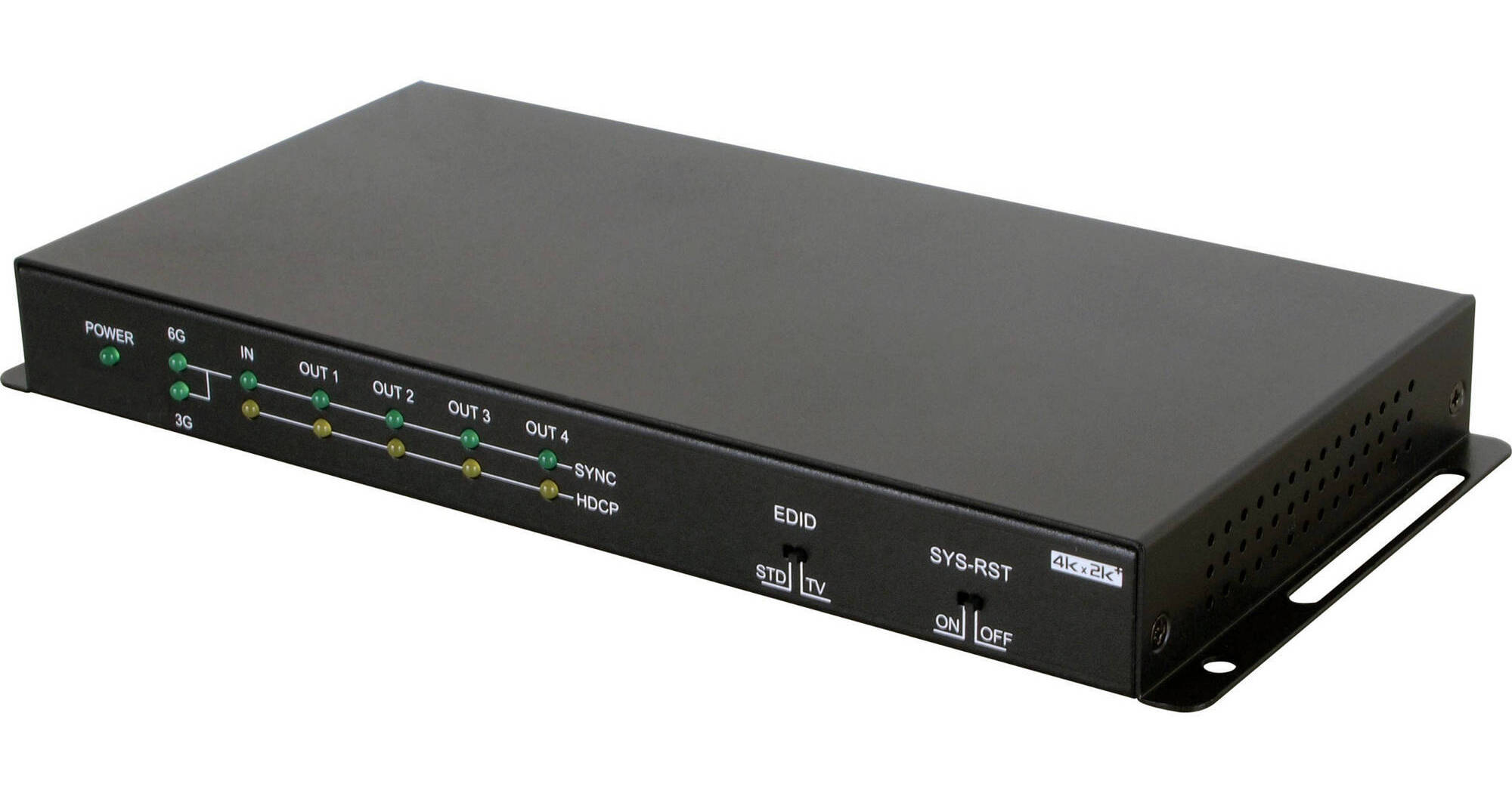 Link Bridge 1x4 HDMI 2.0 Splitter with HDCP 2.2 LB-H2-SP4 B&H