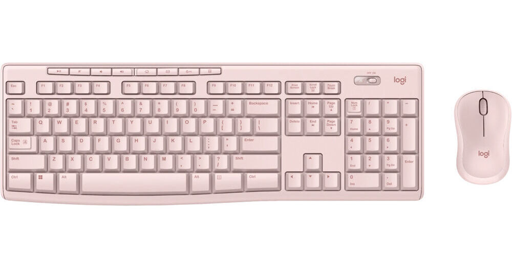 Logitech MK270 Wireless Keyboard & Mouse Combo (Rose) 920-013270