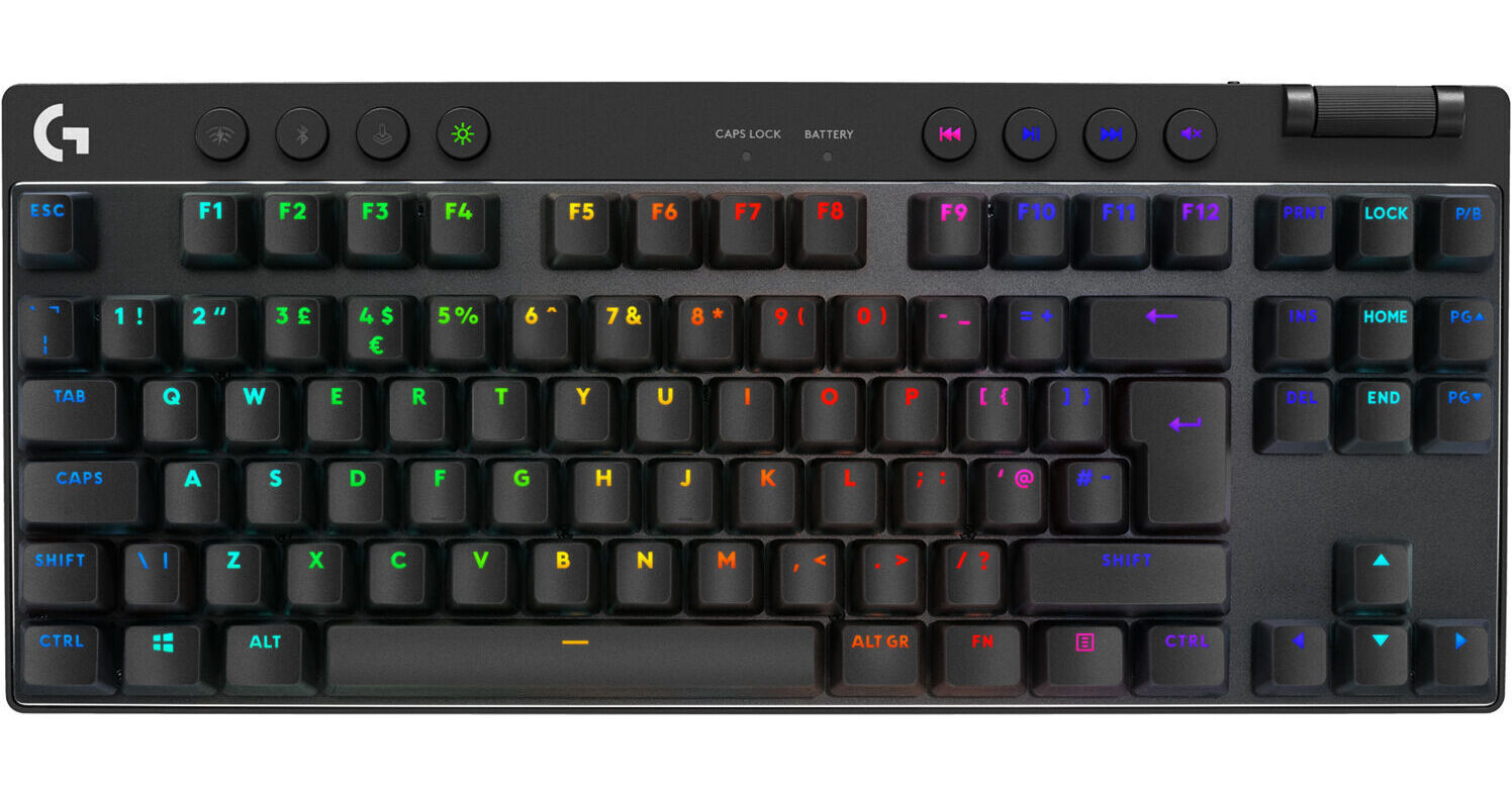 Used Logitech G PRO X TKL LIGHTSPEED Wireless RGB 920-012127 B&H