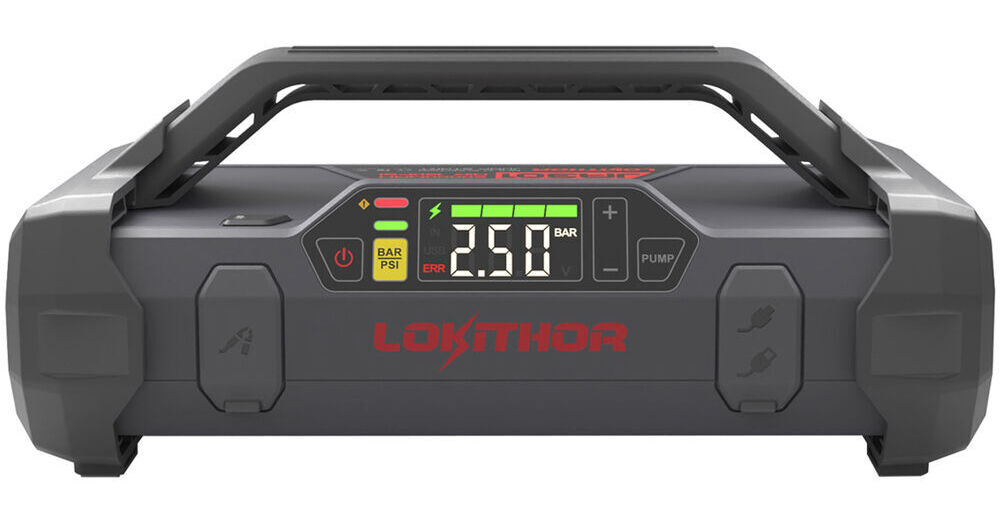 Lokithor 2000A Lithium Jump Starter with 150PSI Air JA301 B&H