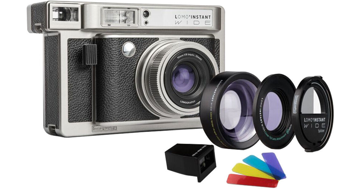 Lomography Lomo'Instant Wide Monte Carlo Camera and LI900MCRL