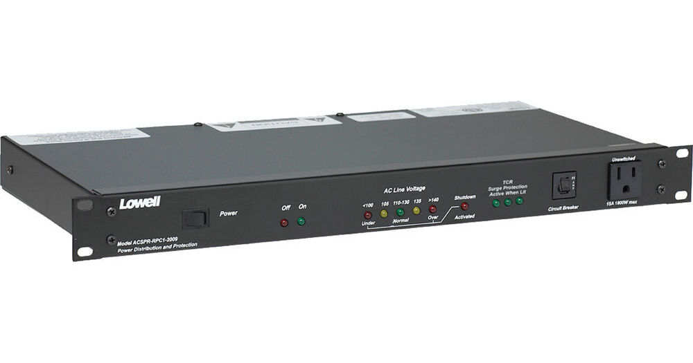 Lowell Manufacturing Power Panel-20A, 6-Switch ACSPR-RPC1-2009