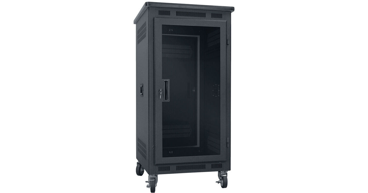 Lowell Manufacturing Rack-Portable-21U, 27" Deep, LPR-2127PGT