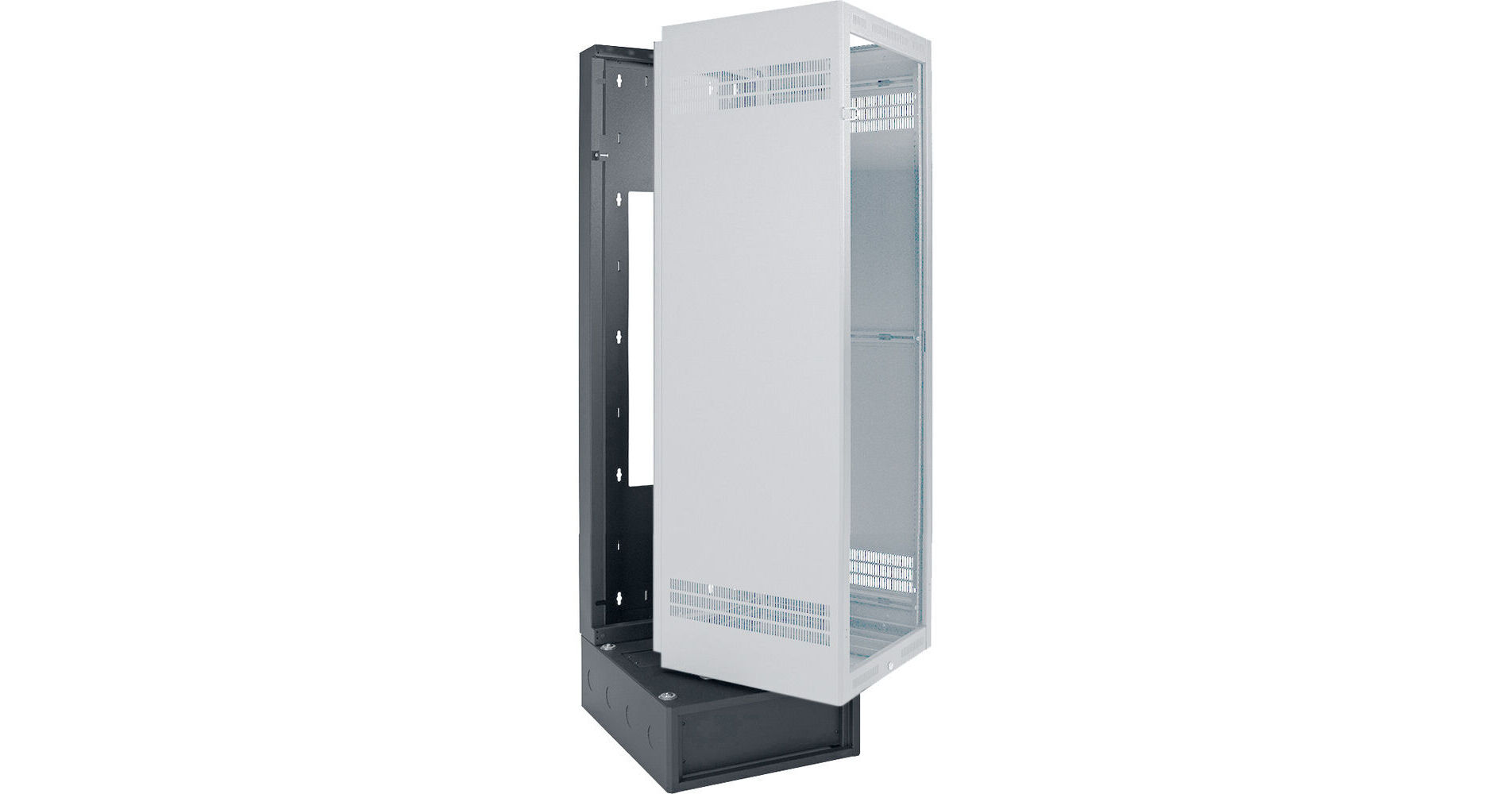 Lowell Manufacturing Wall-Mounted 40 RU, 28" Deep LWBR4028BXBASE