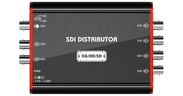 Lumantek 1x6 HD/SD-SDI Distributor BAT-SD B&H Photo Video