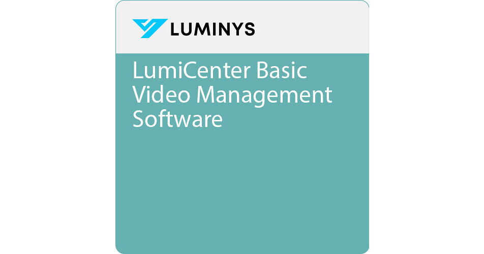 Luminys LumiCenter Basic Video Management Software LCE-BASV B&H