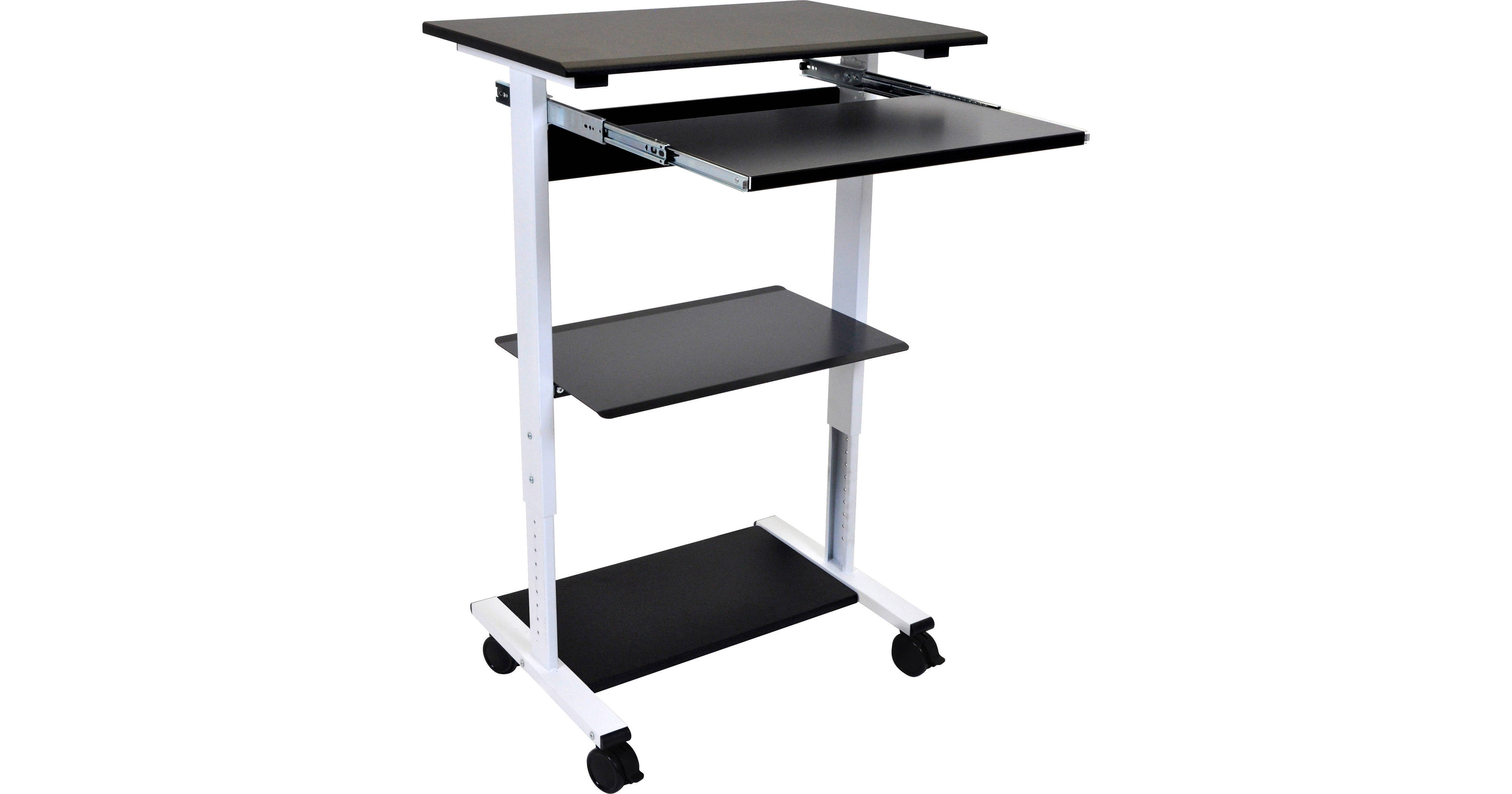 Luxor Three-Shelf Adjustable Stand-Up Workstation STAND-WS30 B&H
