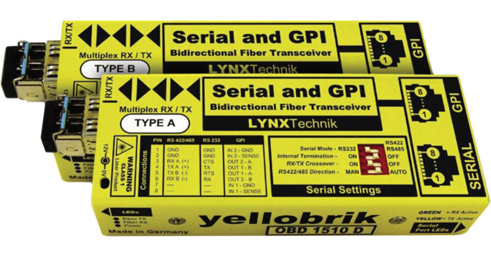 Lynx Technik AG OBD 1510 D RS232/422/485 Serial and OBD 1510 D