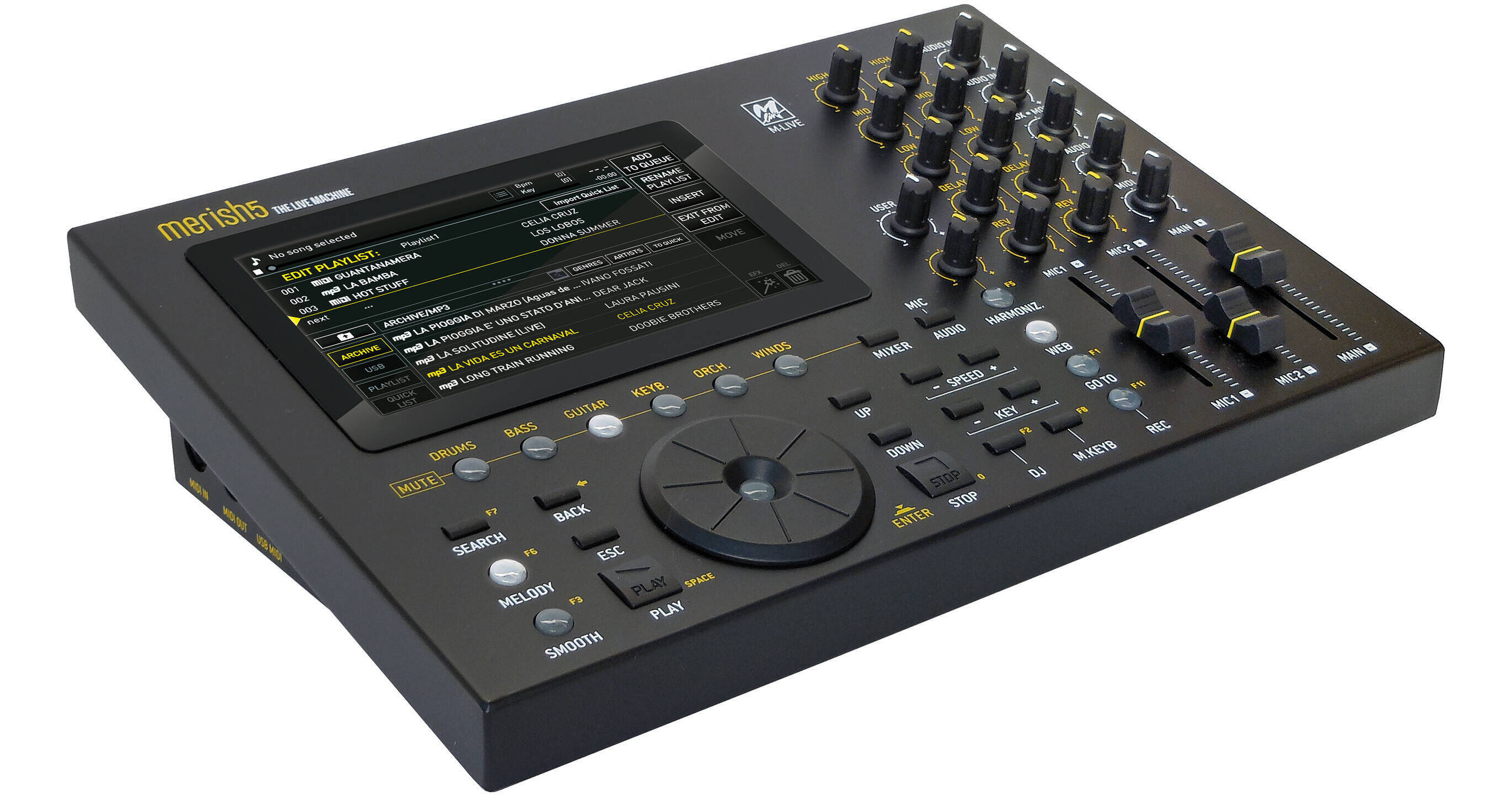 M-Live Merish5+ PLUS Audio and MIDI Player 736002 B&H Photo Video