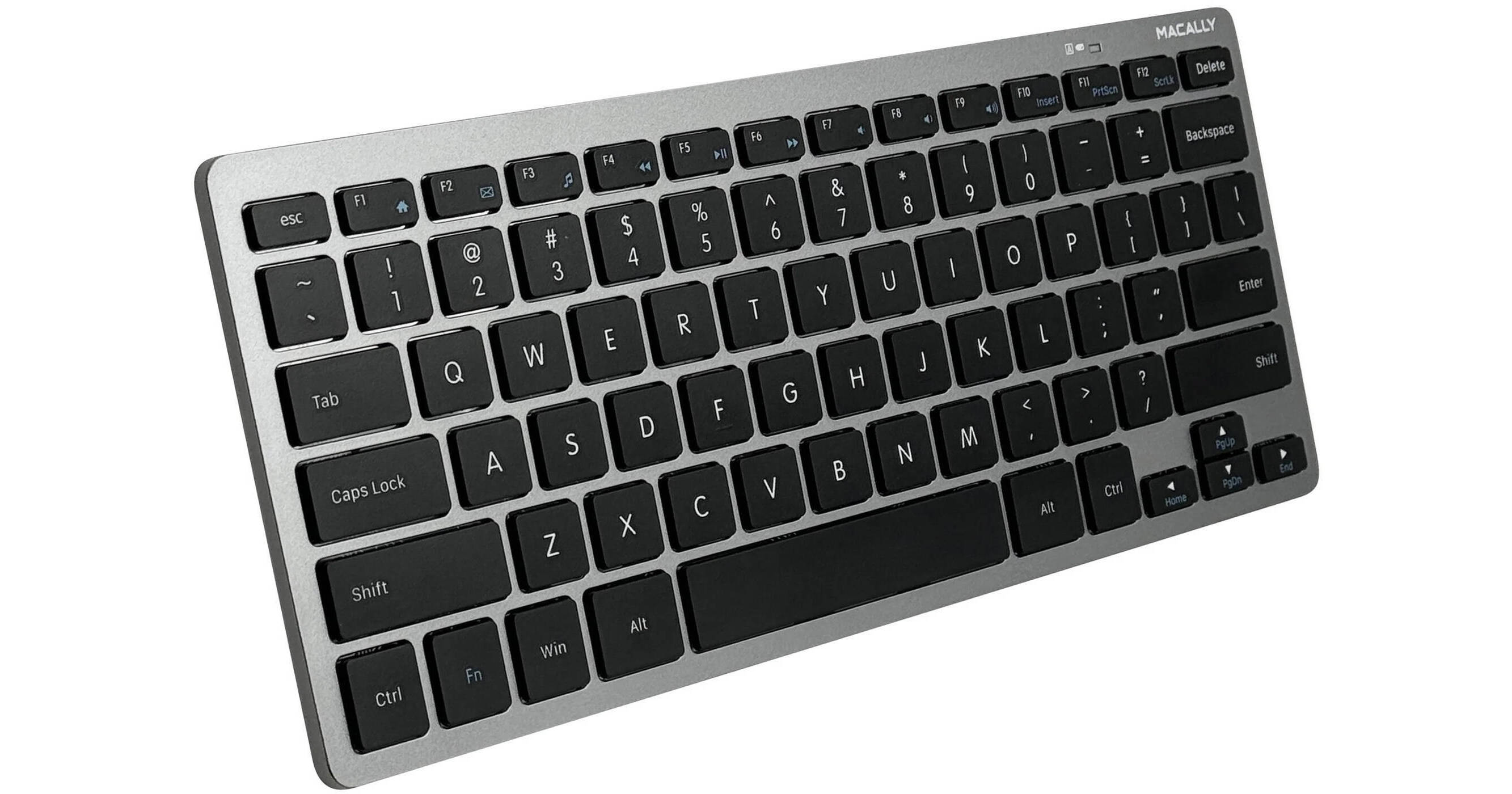 Macally Compact Wireless Keyboard (Space Gray) RFCOMPACTSG B&H