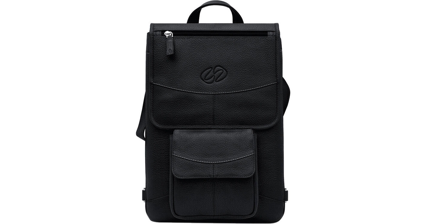 MacCase Premium Leather Flight Jacket Laptop Case L14FJ-BK-BP