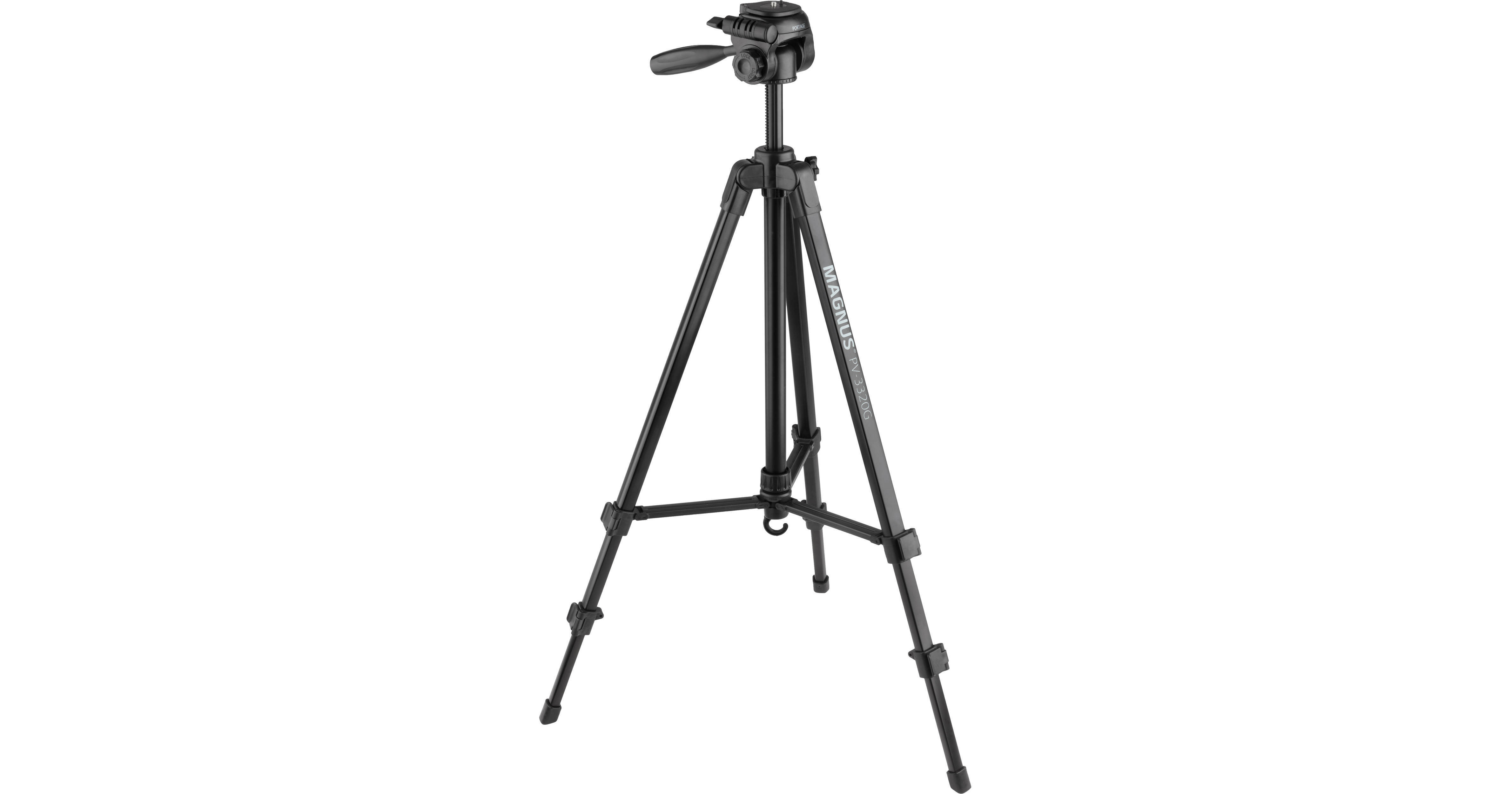 Magnus PV-3320G Photo/Video Tripod with Geared Center PV-3320G