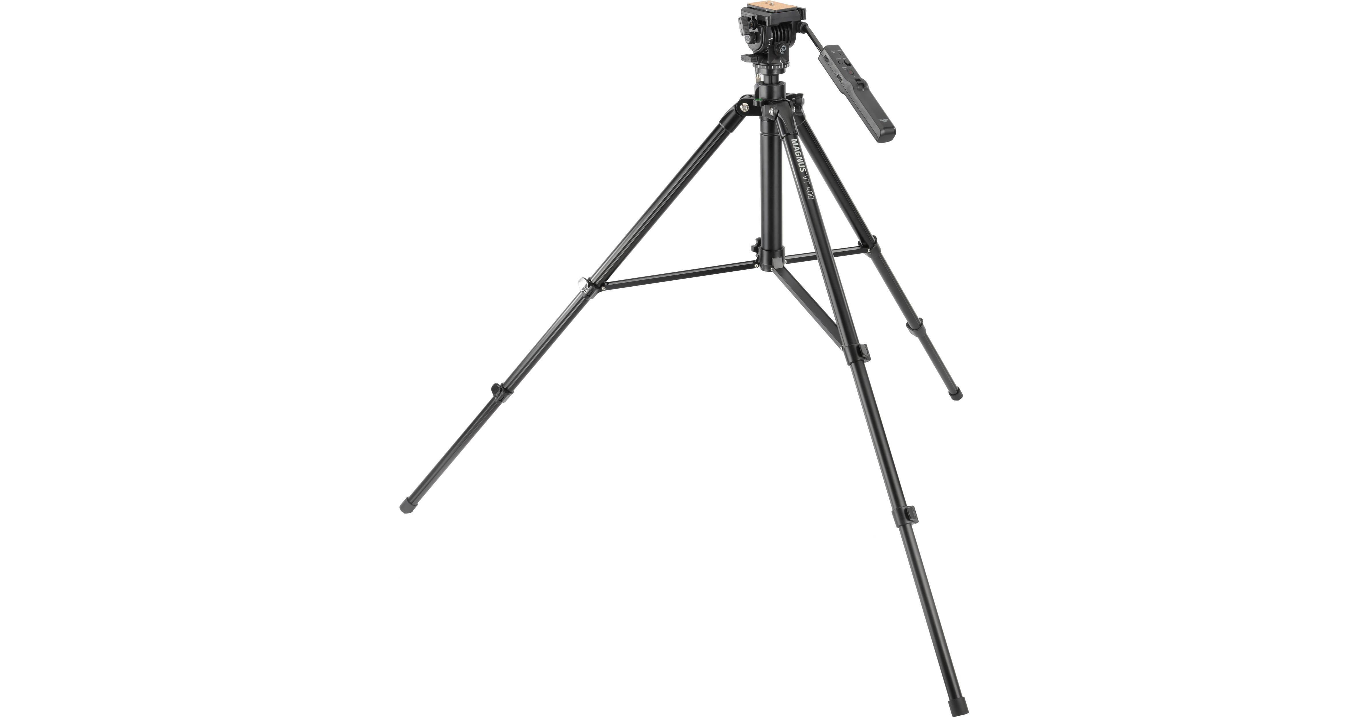 Magnus VT-400 Tripod Kit with Pan Handle Video Remote B&H Photo