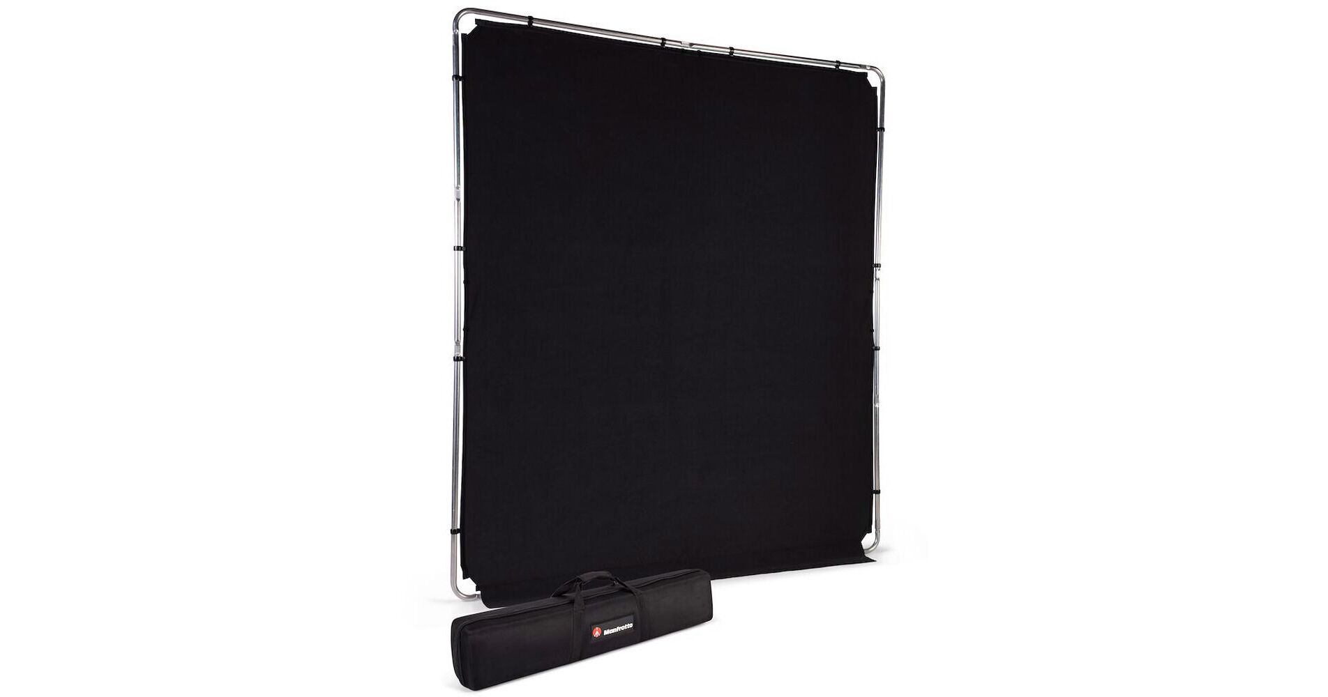 Manfrotto EzyFrame Background Set (Black, 6.5 x 7.5') LL LB7952