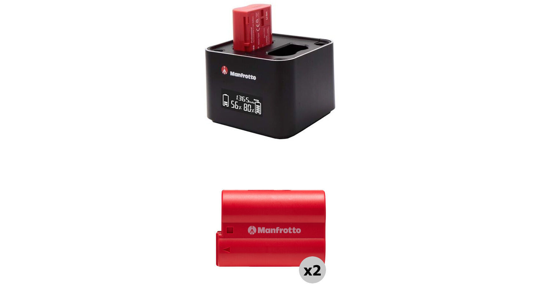 Manfrotto ProCUBE 3 Professional Twin Charger Kit with 2