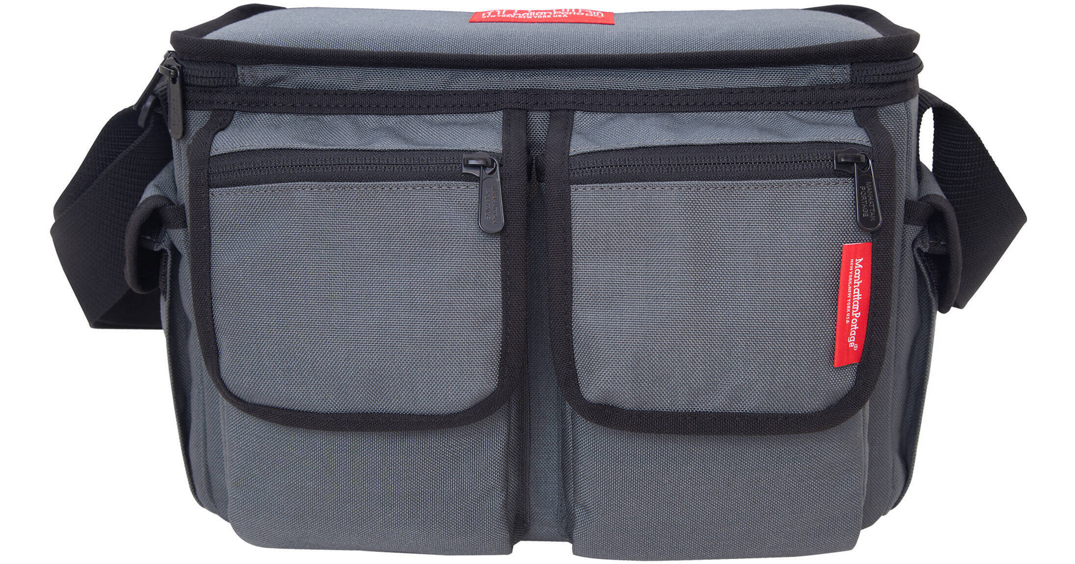 Manhattan Portage Shutterbug Messenger Bag (Gray) 1540 GRY B&H