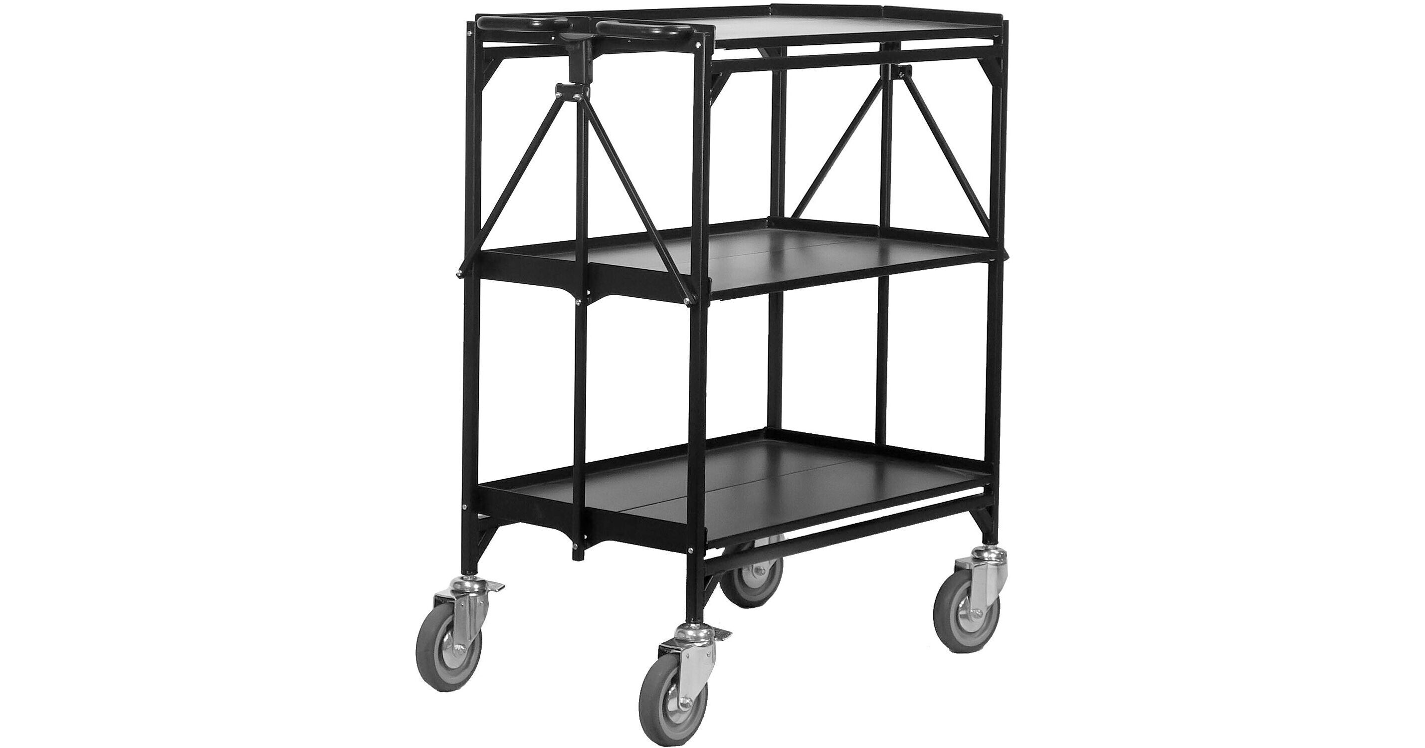 Master Grade Collapsible 3-Shelf Utility Cart BC-3010 B&H Photo
