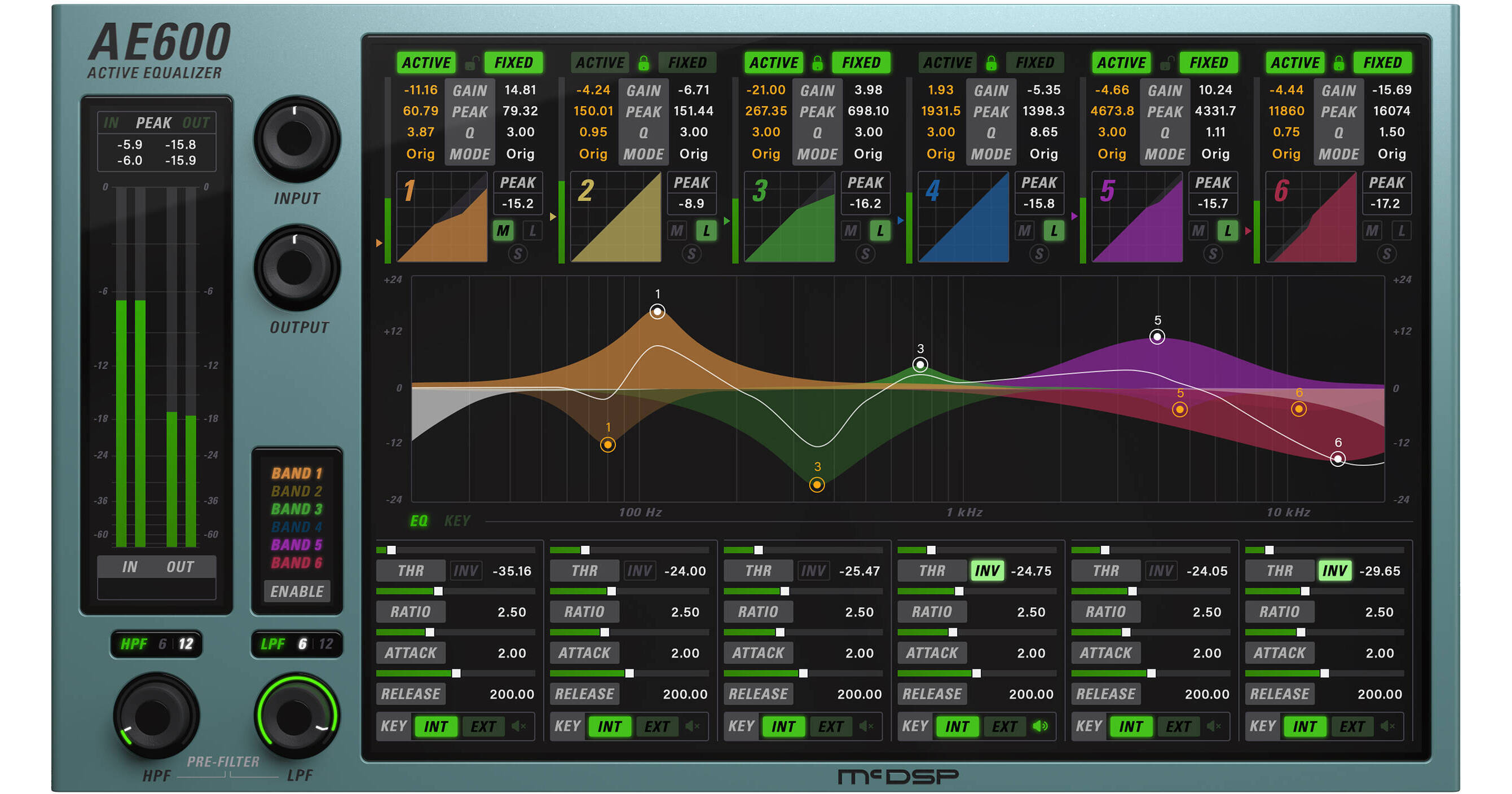 McDSP AE600 Active EQ V6 (Native, Download) M-PI-AXN B&H Photo