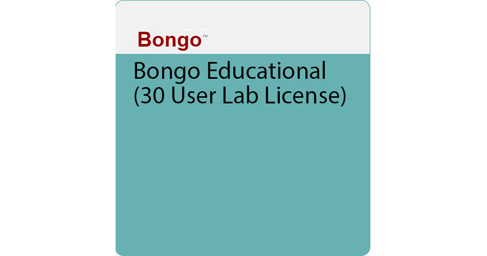 McNeel Bongo 2 (30-User License, Educational, Download)