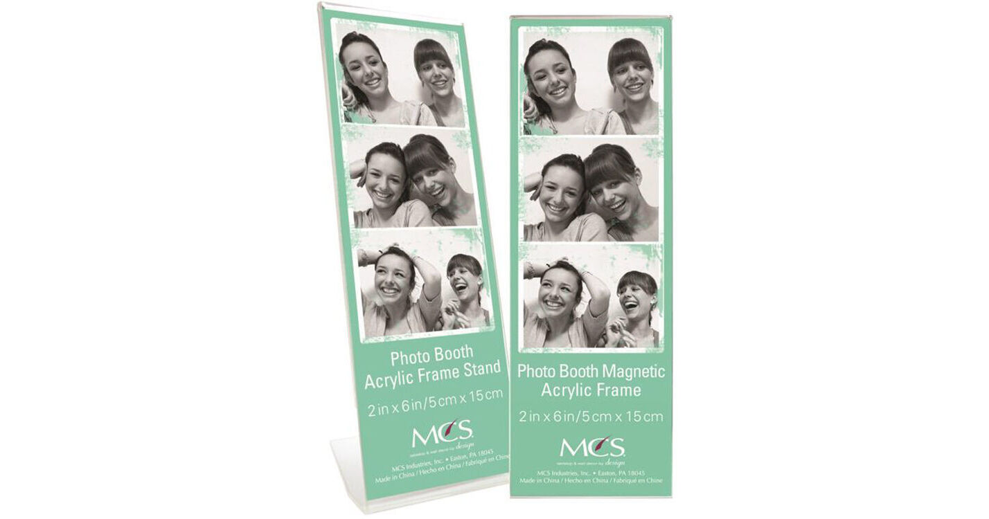 MCS Photo Booth Acrylic Standing Frame 45498 B&H Photo Video