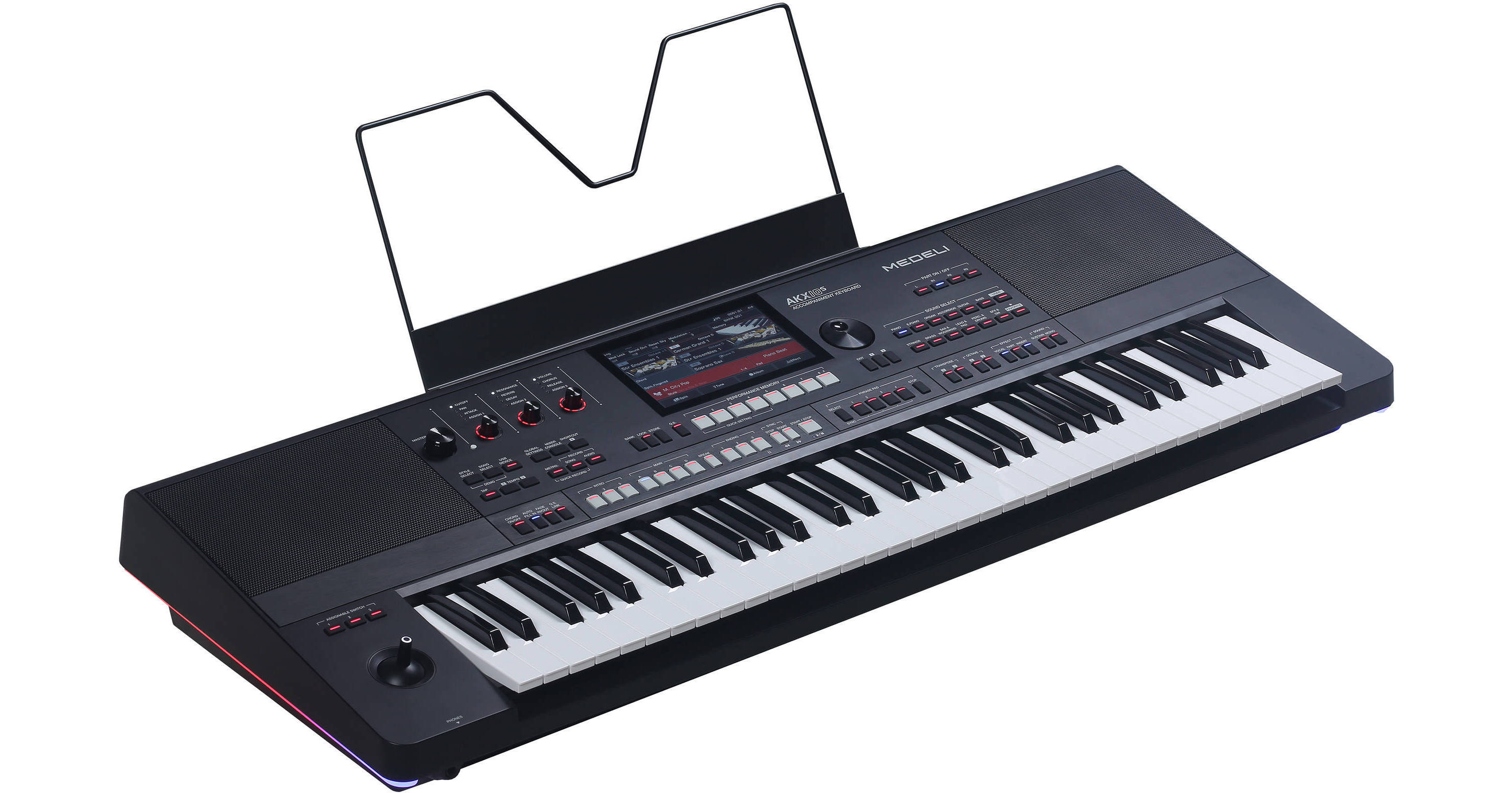 Medeli Electronics AKX10S 61-Key Arranger Keyboard AKX10S B&H