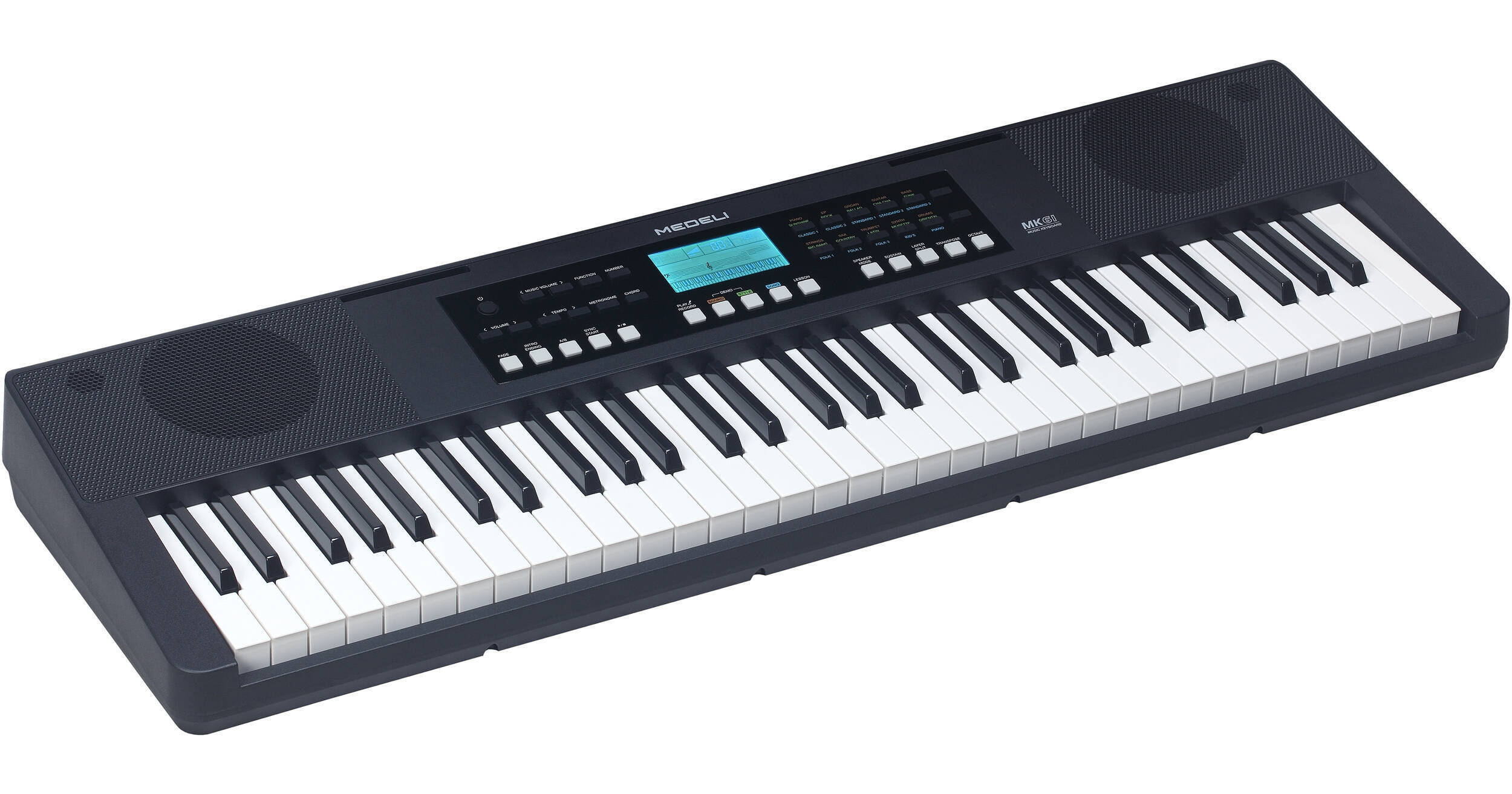 Medeli Electronics MK61 Nebula Series Elementary Keyboard MK61BK