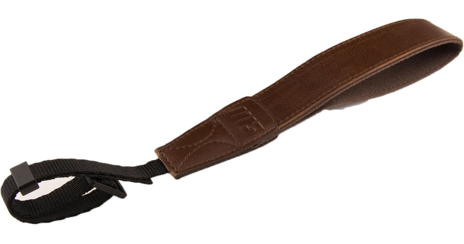 MegaGear PU Leather Wrist Strap (Dark Brown) MG1411 B&H Photo