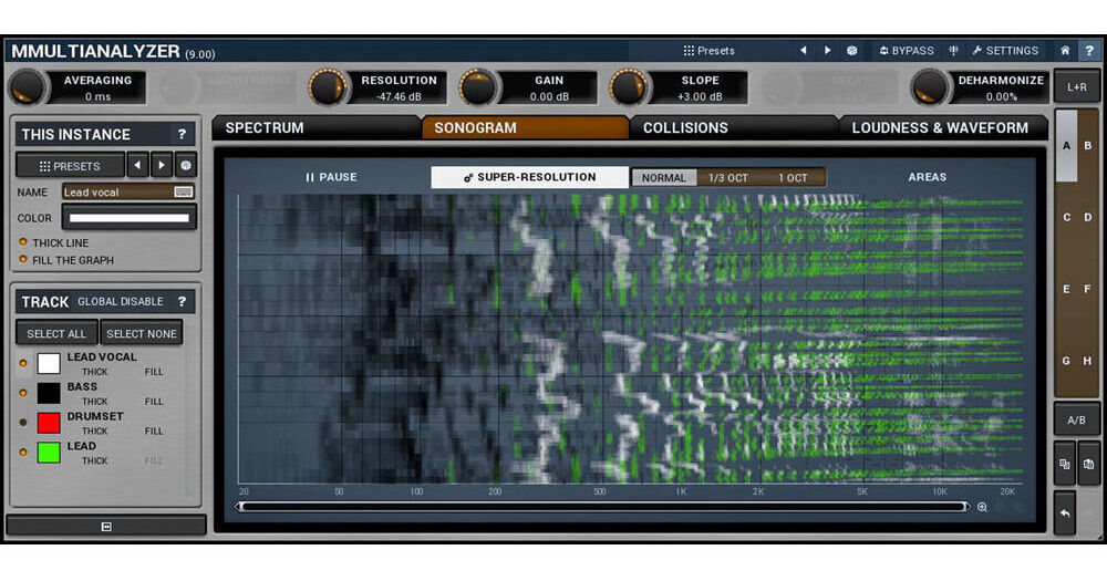 MeldaProduction MMultiAnalyzer - Multitrack Analyzer and