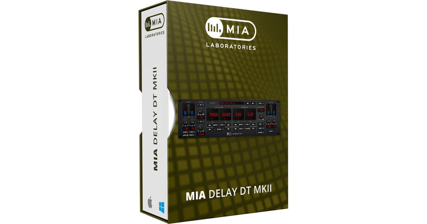 MIA Laboratories Delay Delta MkII Audio Plug-In MIA DELAY DT