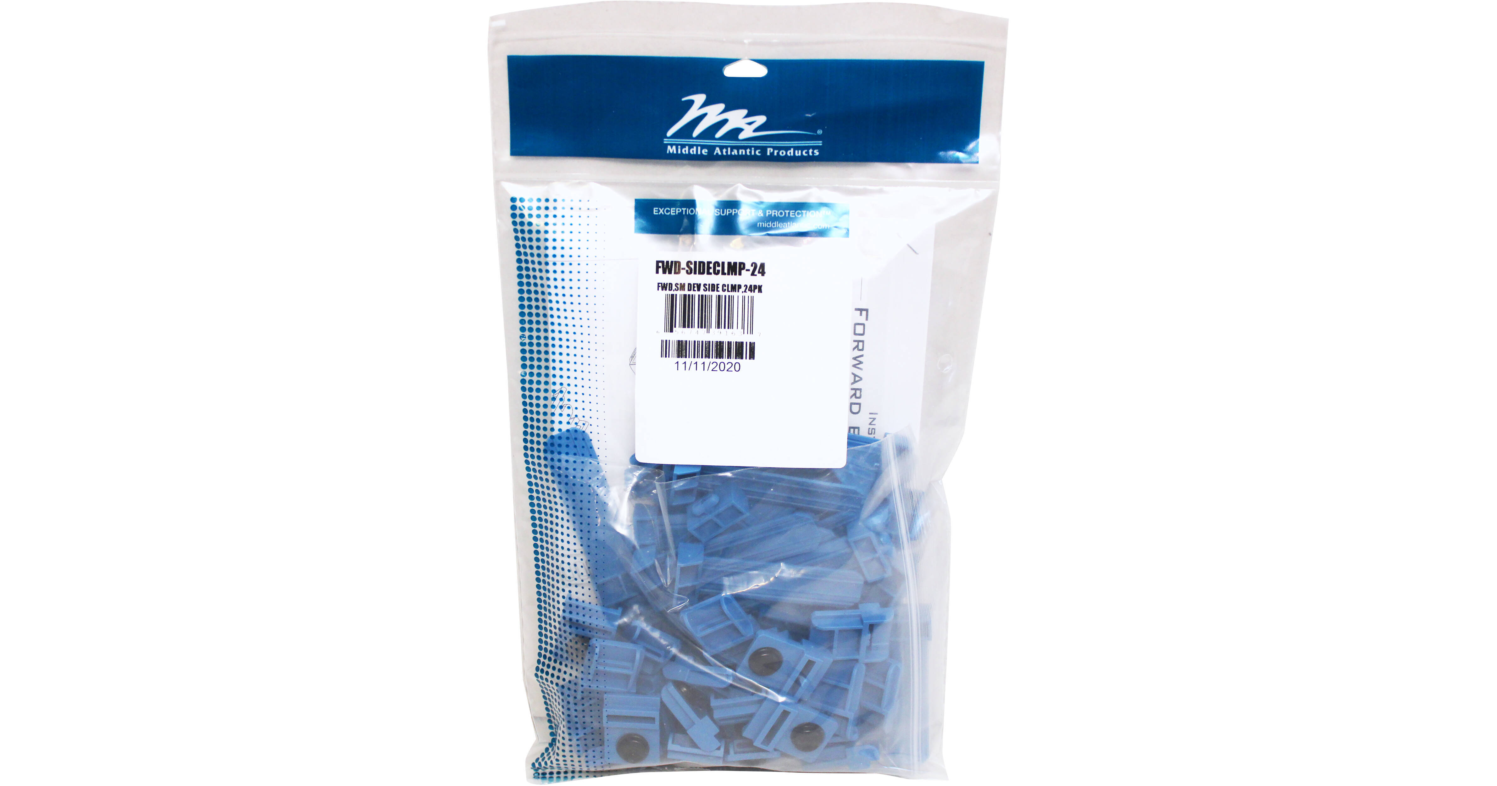 Middle Atlantic Forward Dev Side Clamp - 24-Pack FWD-SIDECLMP-24