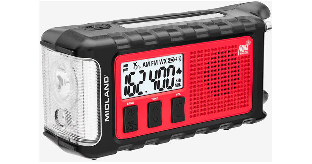 Midland E+Ready ER310 Pro Emergency Crank Weather Alert ER310PRO