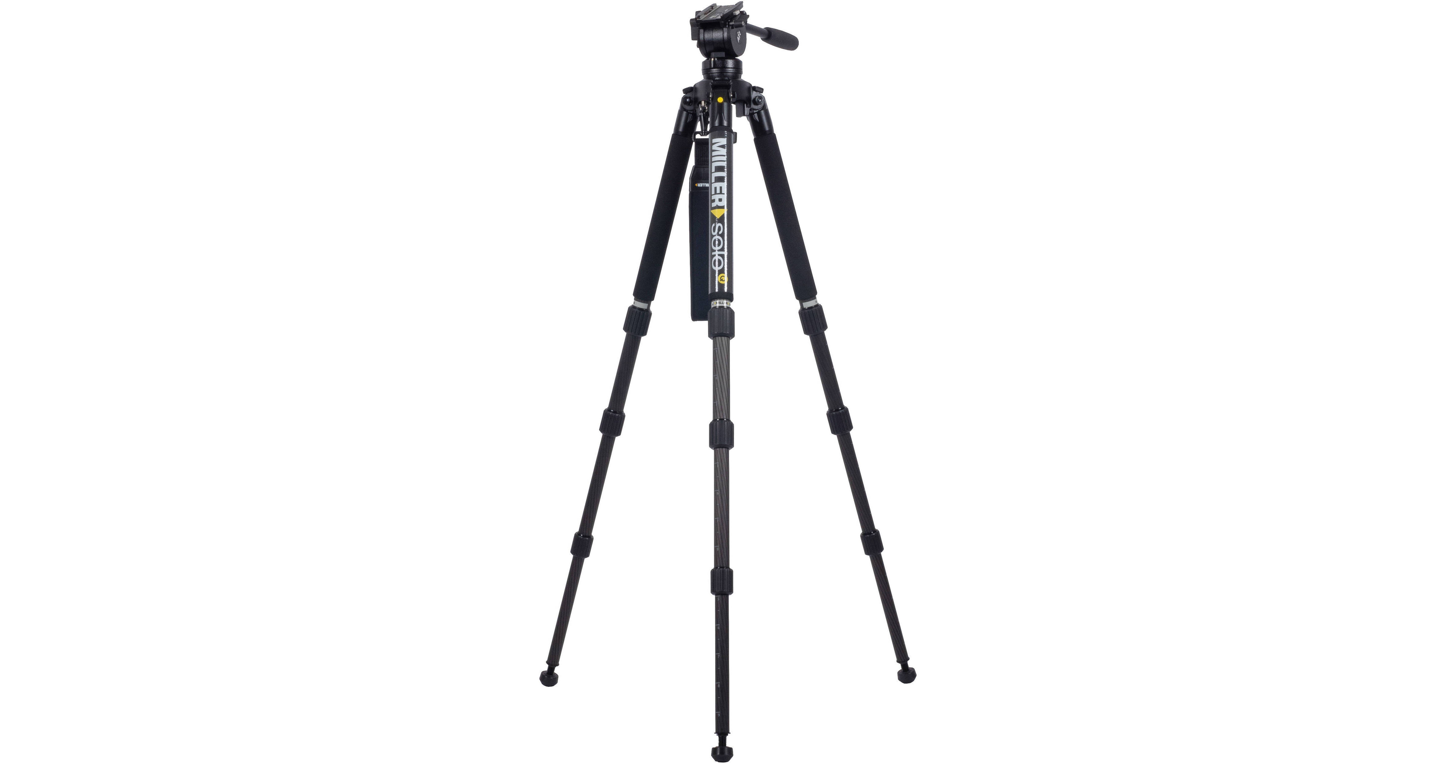Miller Air SOLO-Q 75 3-Stage Carbon Fiber Tripod 3010 B&H Photo