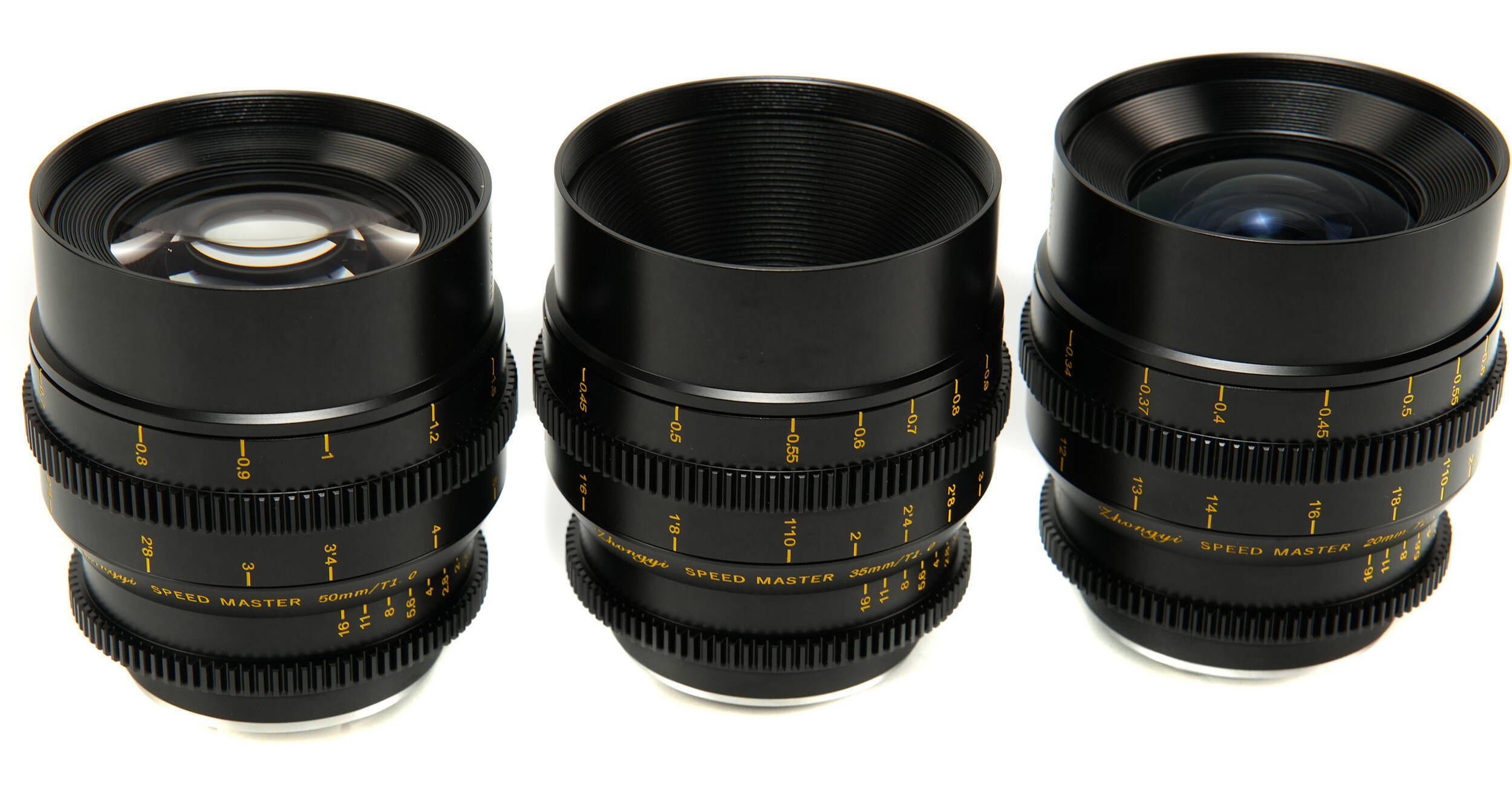 Mitakon Zhongyi Speedmaster S35 20, 35 & 50mm T1 MTK203550MT1SE