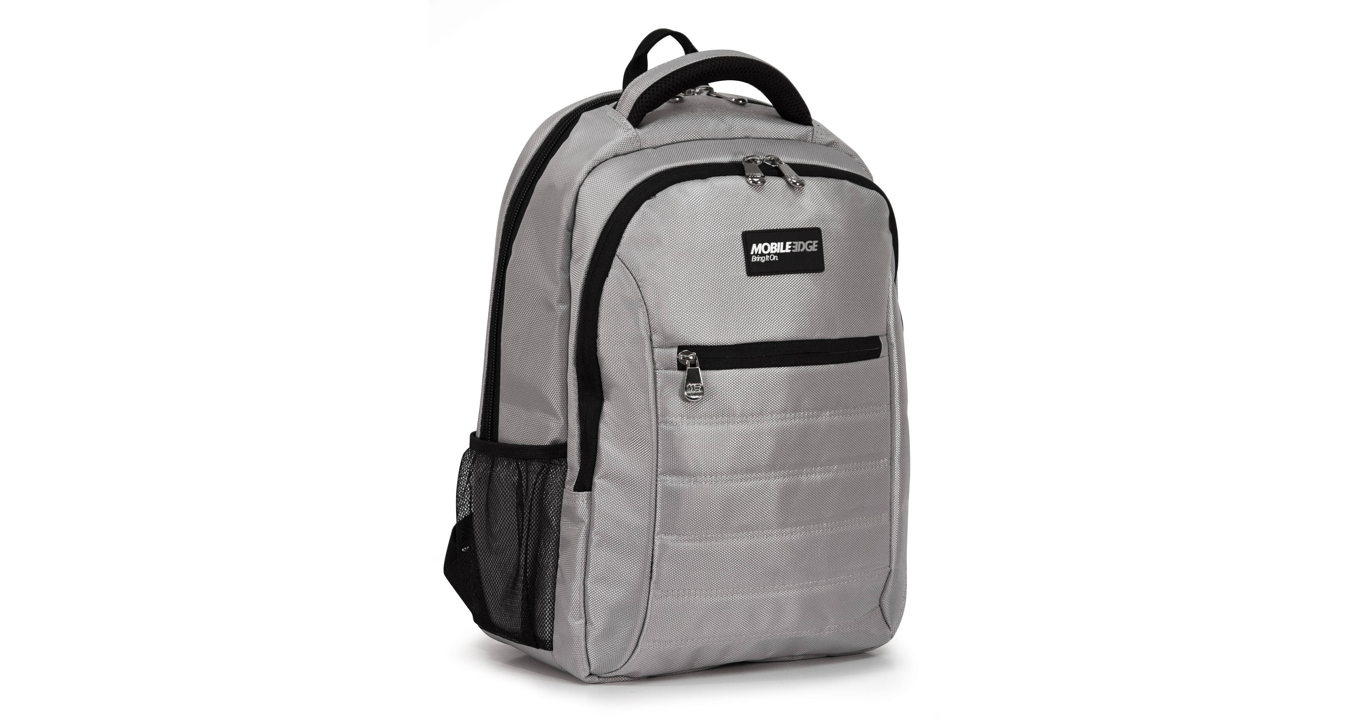 Mobile Edge SmartPack Backpack for 16" Laptops (Silver) MEBPSP2