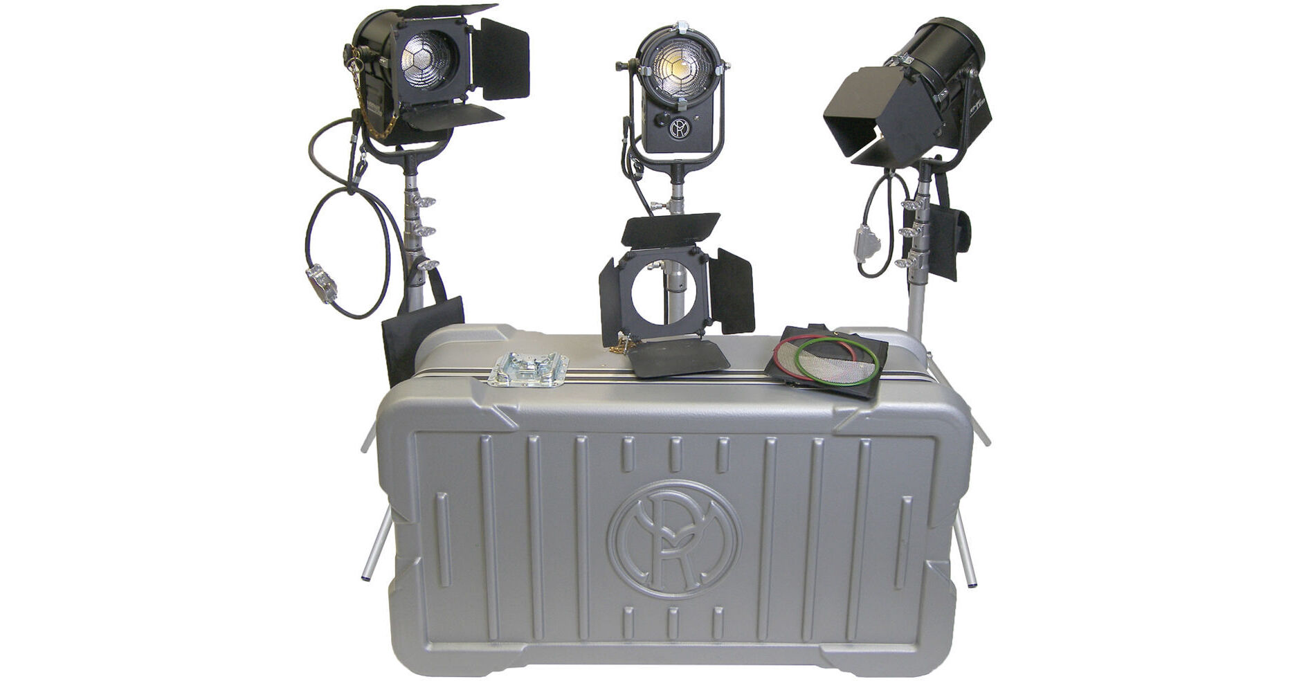 Mole-Richardson TweenieLED 100W Daylite 3-Light Case Kit 58811