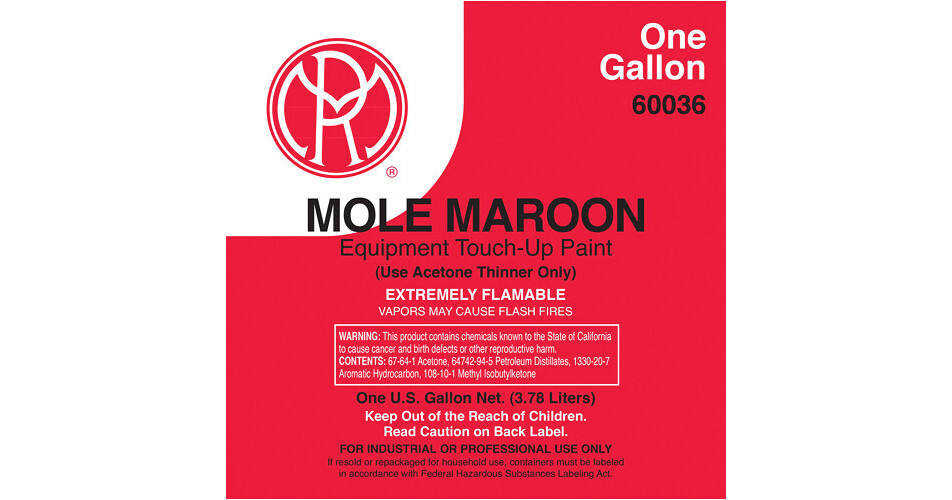 Mole-Richardson Mole-Maroon Paint (1 Gallon) AC236 B&H Photo