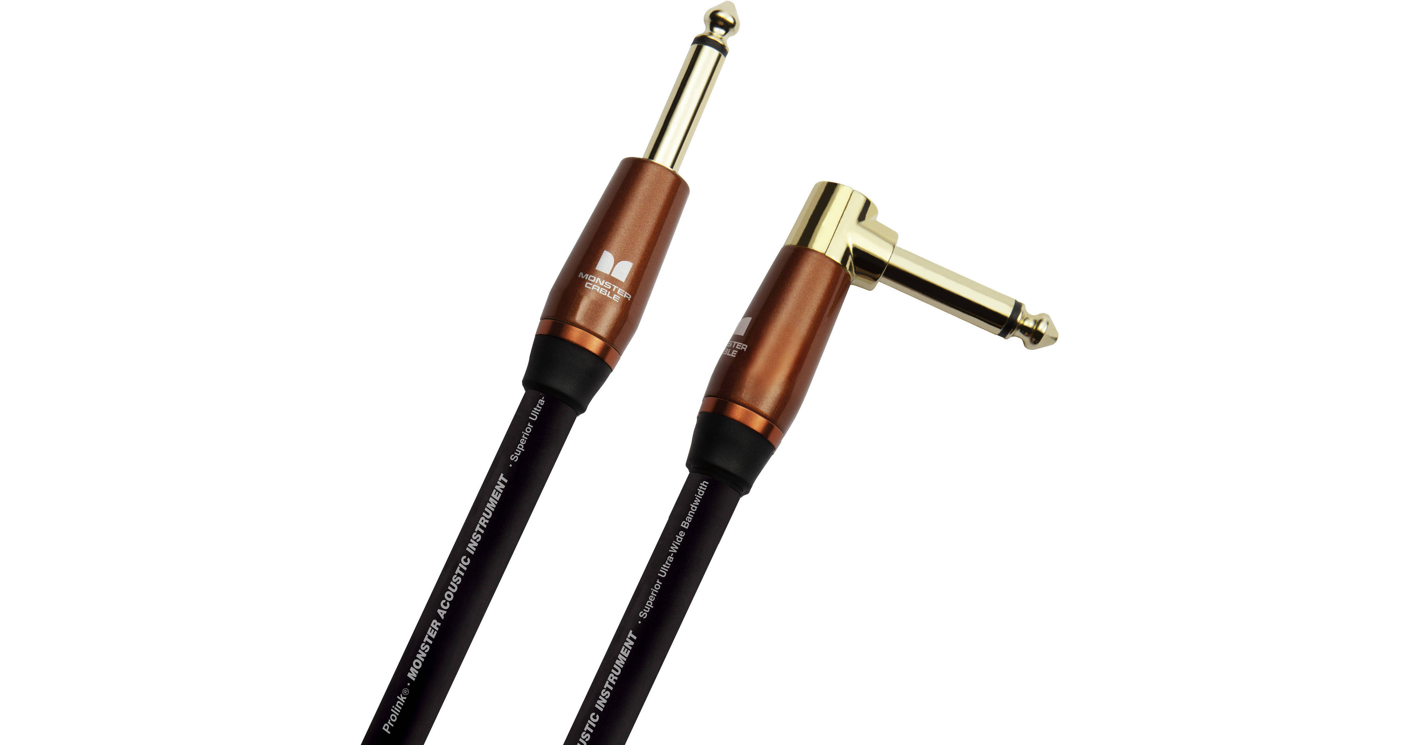 Monster Cable Prolink Acoustic Series Right-Angle MACST2-21AWW