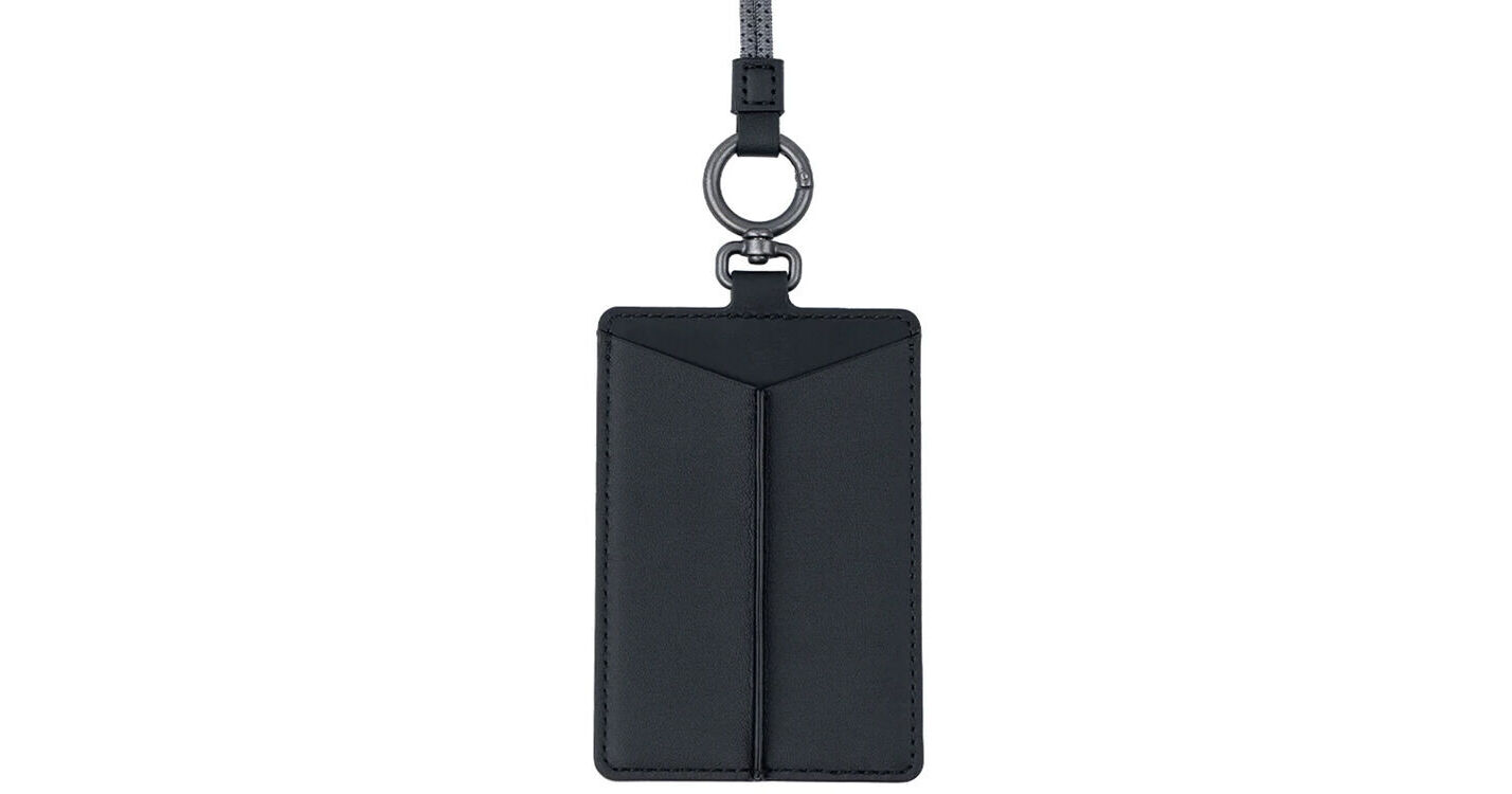 Moshi Flip ID/Badge Holder (Midnight Black) 99M2254508 B&H Photo