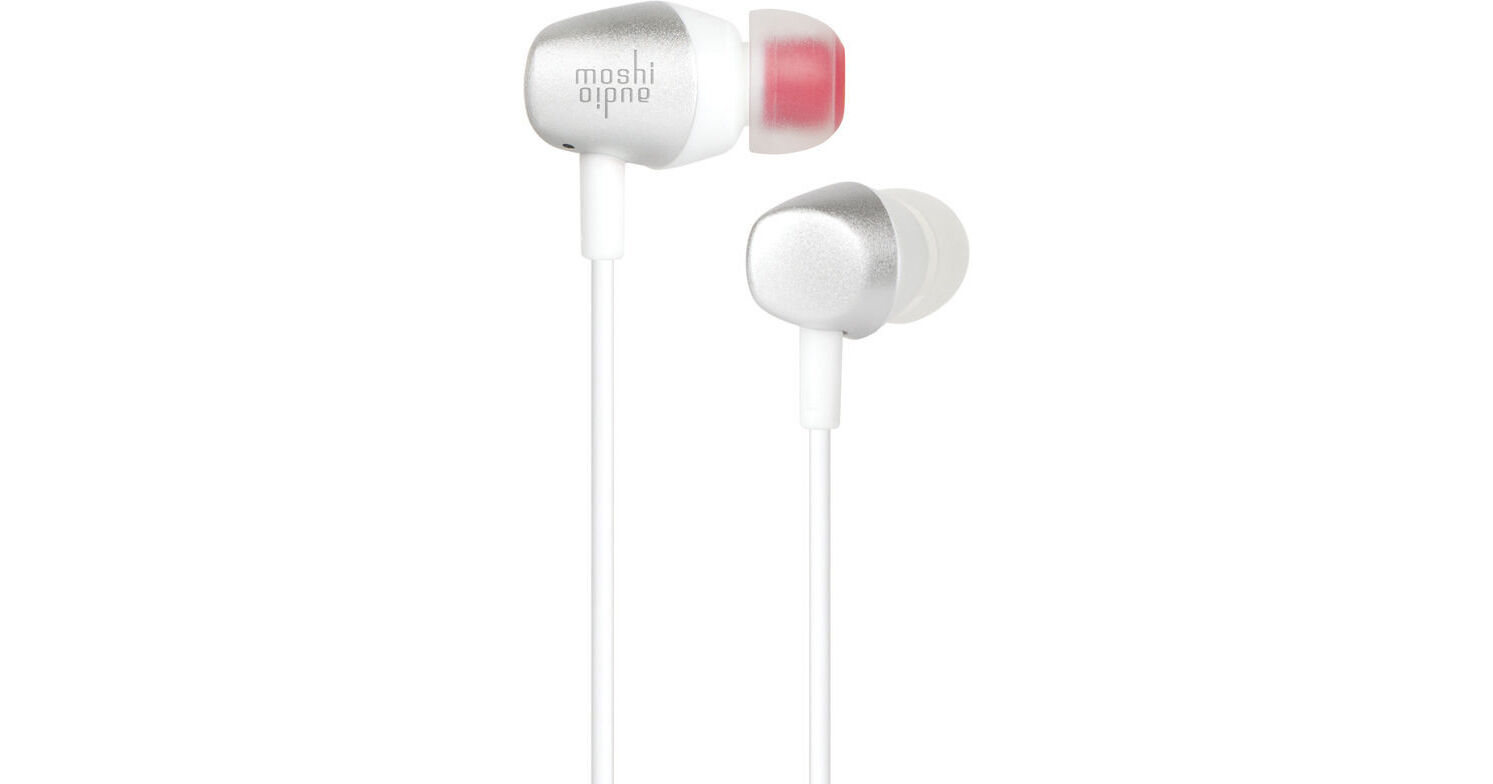 Moshi Mythro Earbud Headphones (Jet Silver) 99MO035204 B&H Photo