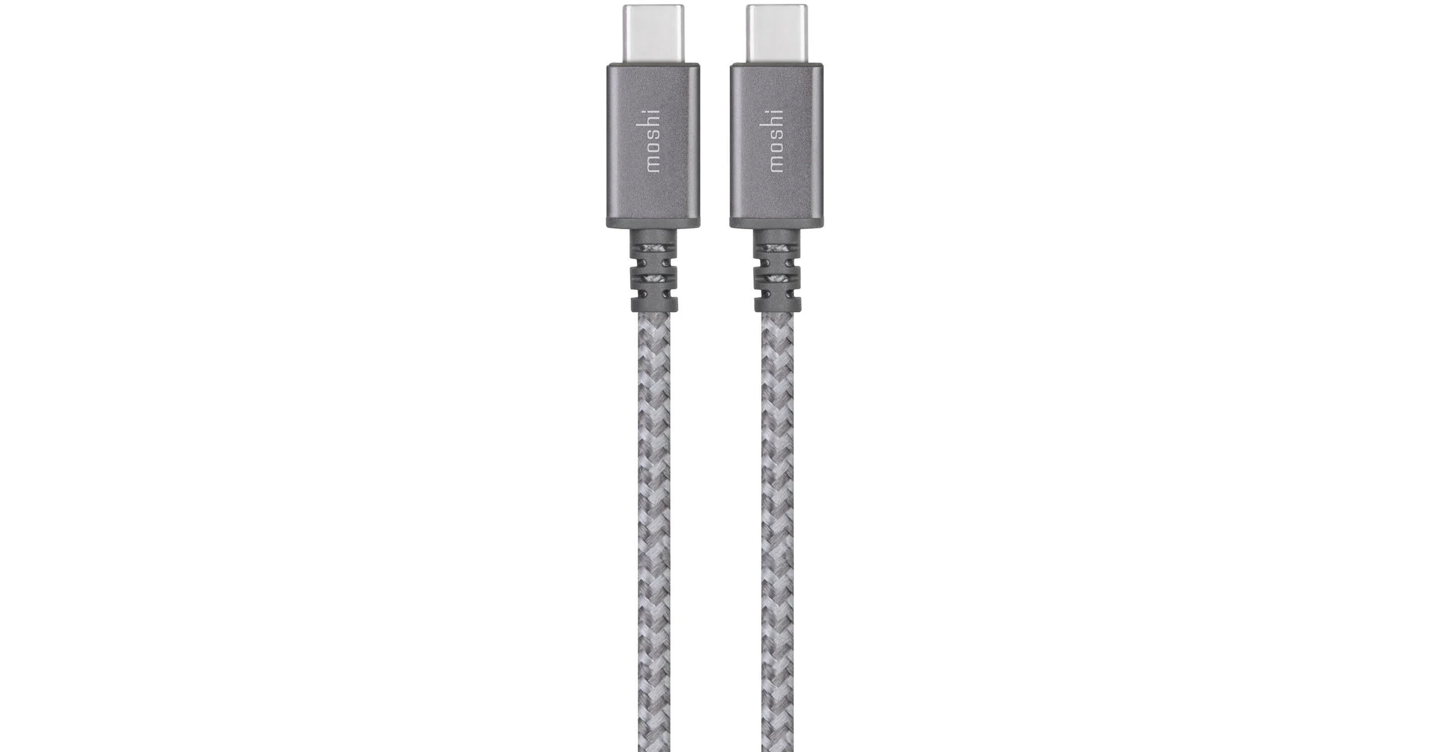 Moshi Integra USB-C Charge Cable (Jet Silver, 3.3') 99MO084244