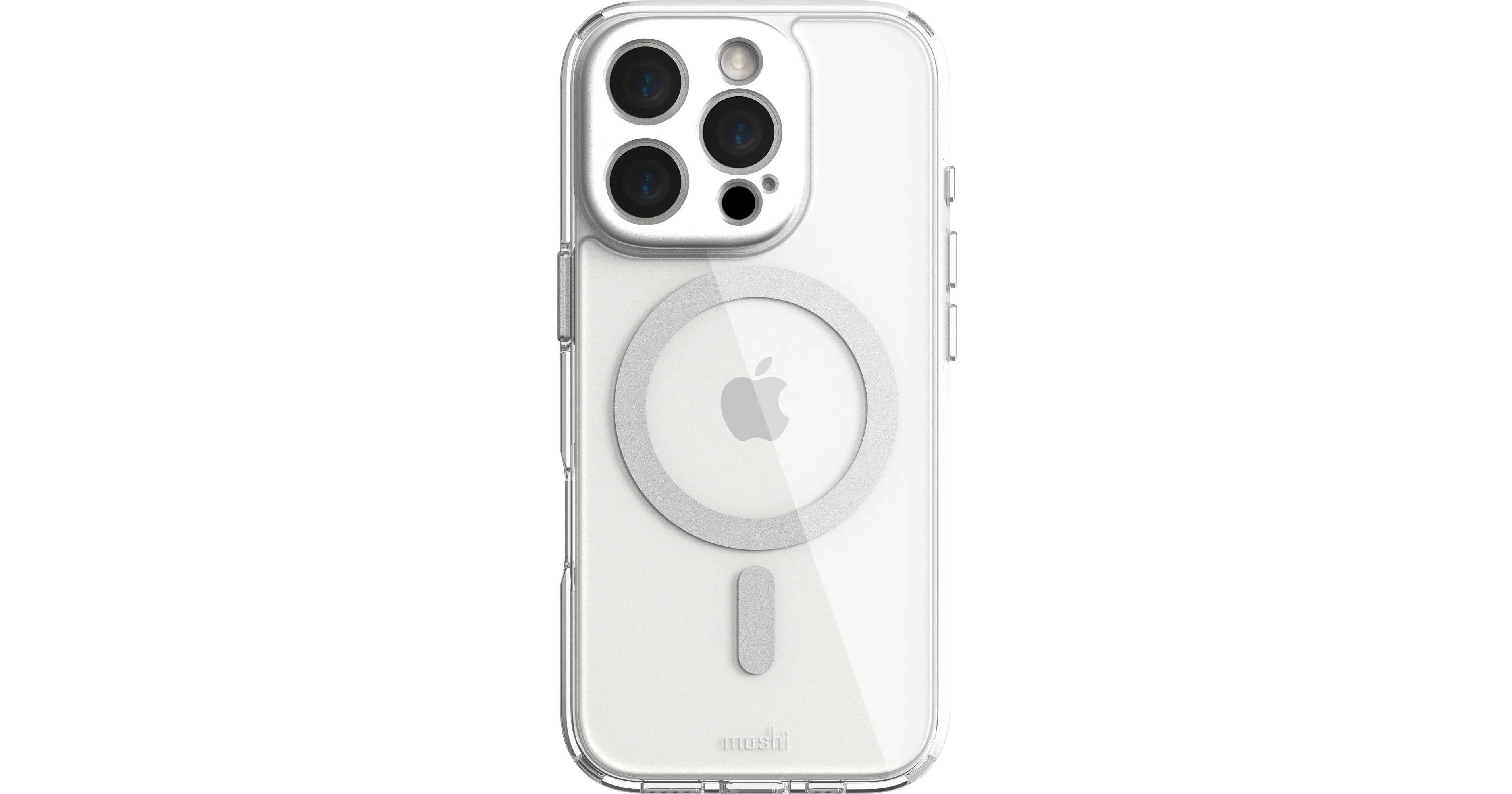 Moshi iGlaze Case for iPhone 16 Pro (Luna Silver) 99MO241013 B&H