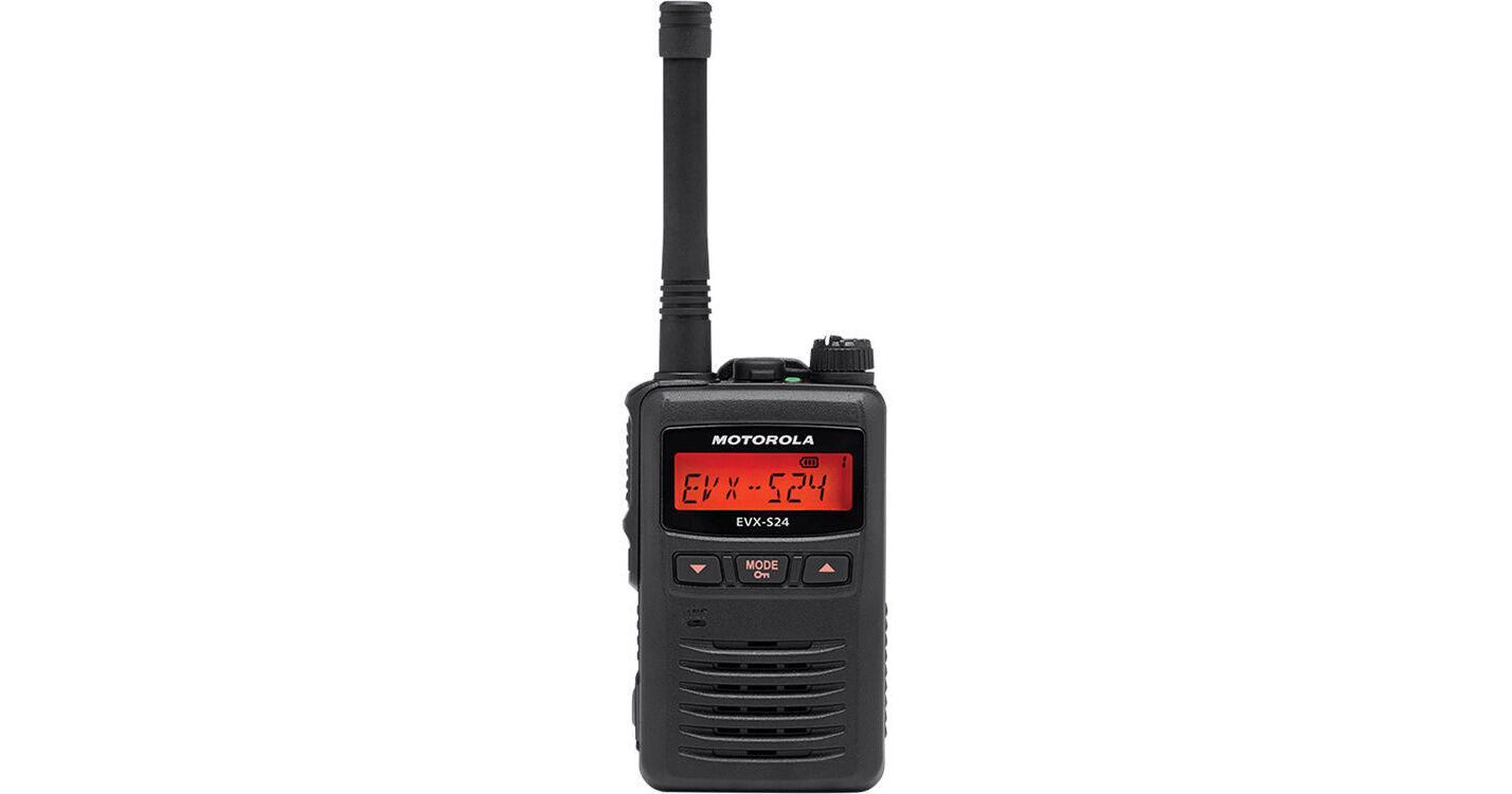 Motorola EVX-S24 Portable 2W Analog 3W Digital 256 EVX-S24-UB