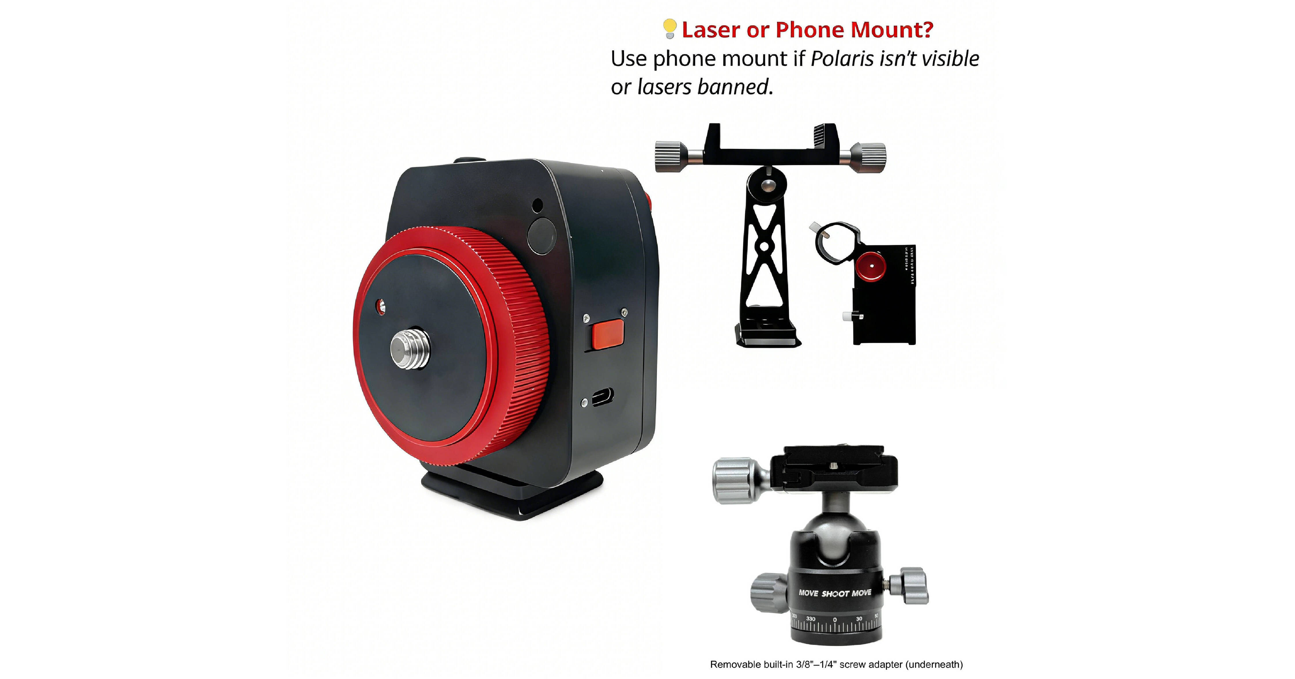 Move Shoot Move NOMAD Star Tracker with Phone KB_NOMAD_PHONE B&H