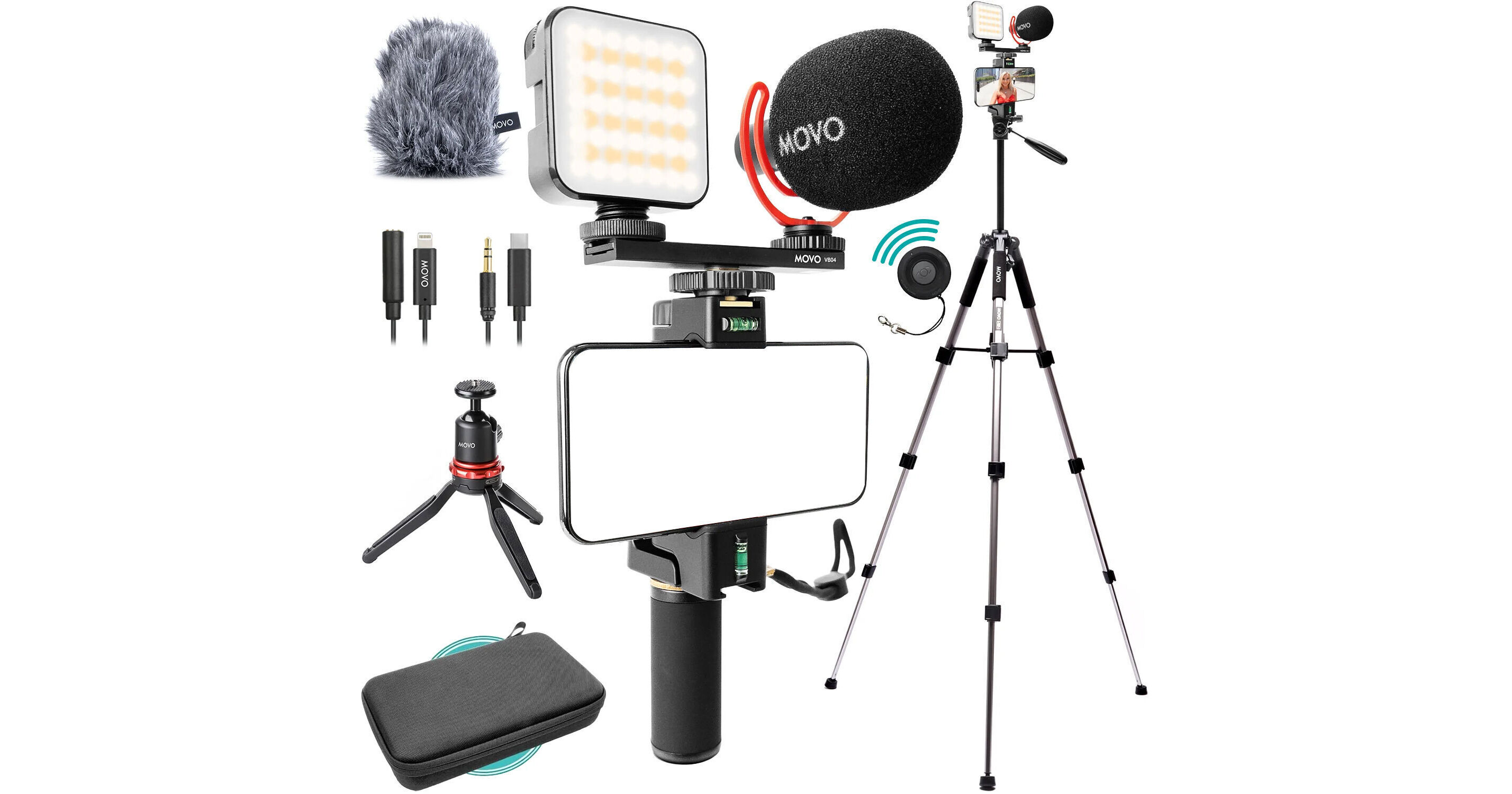 Movo Photo iVlogger-PRO Vlogging Kit IVLOGGER-PRO+MV-T5 B&H