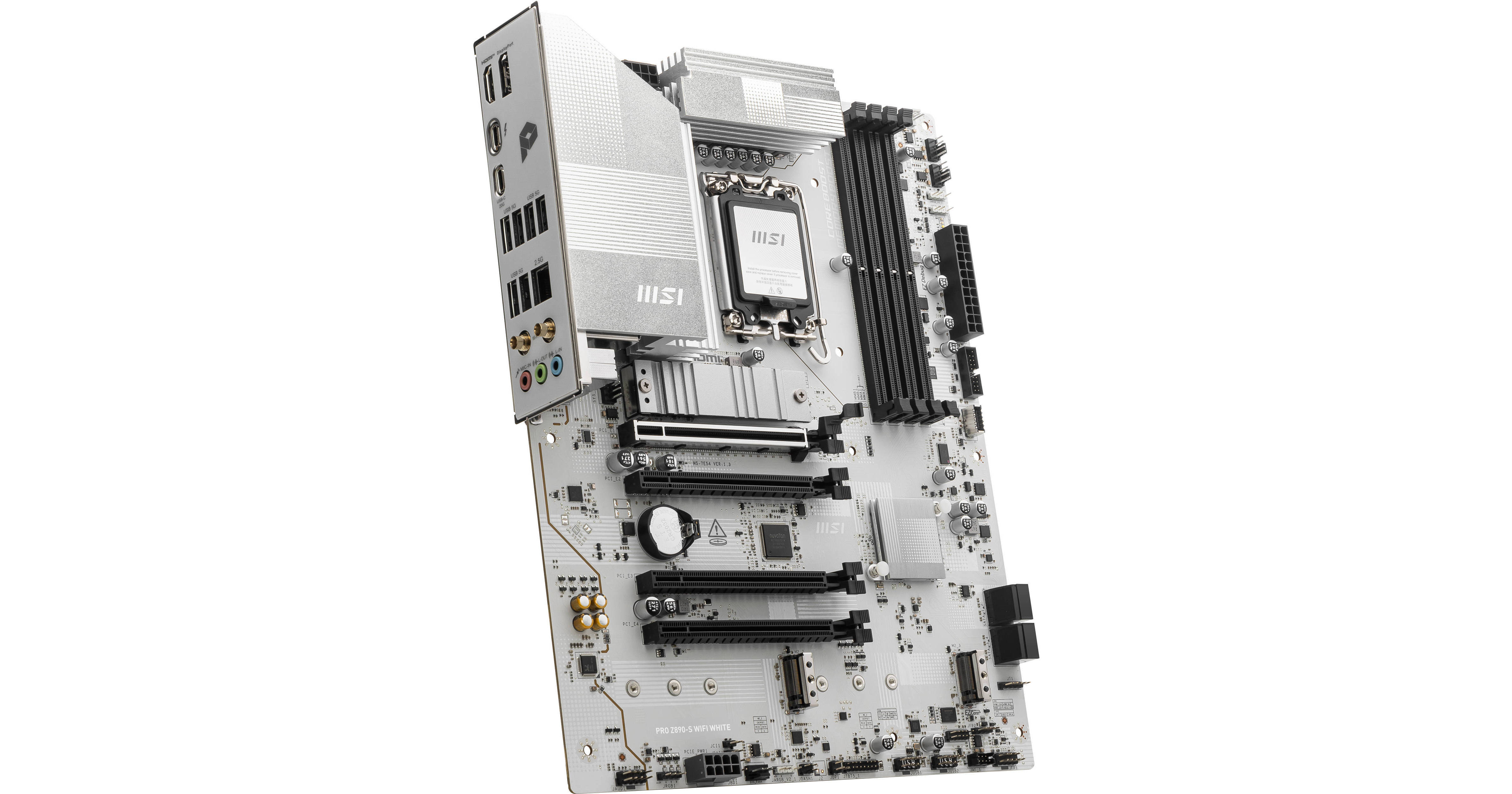 MSI PRO Z890-S WIFI WHITE LGA 1851 ATX Motherboard