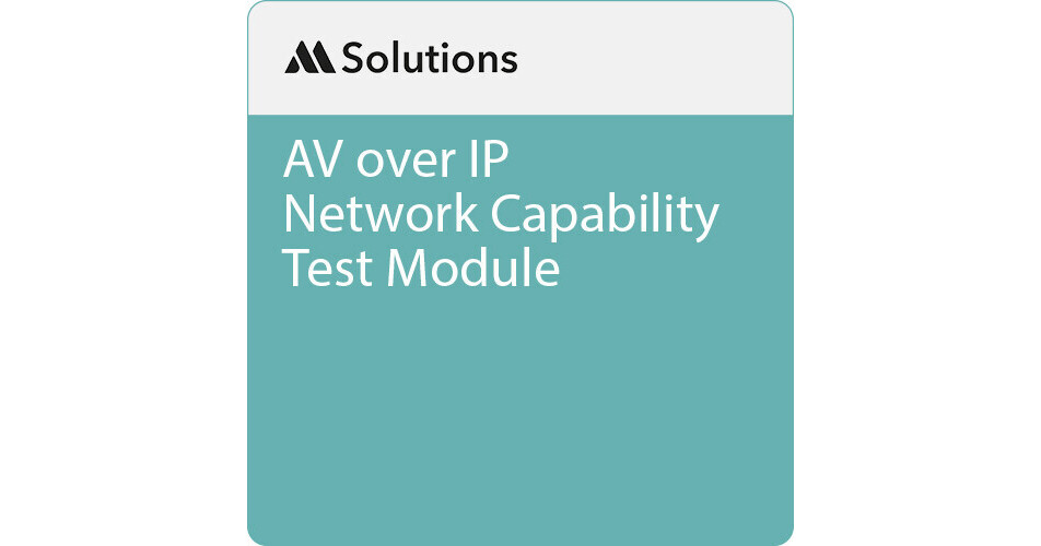 MSolutions AV over IP Network Capability Test Module AVOIP B&H