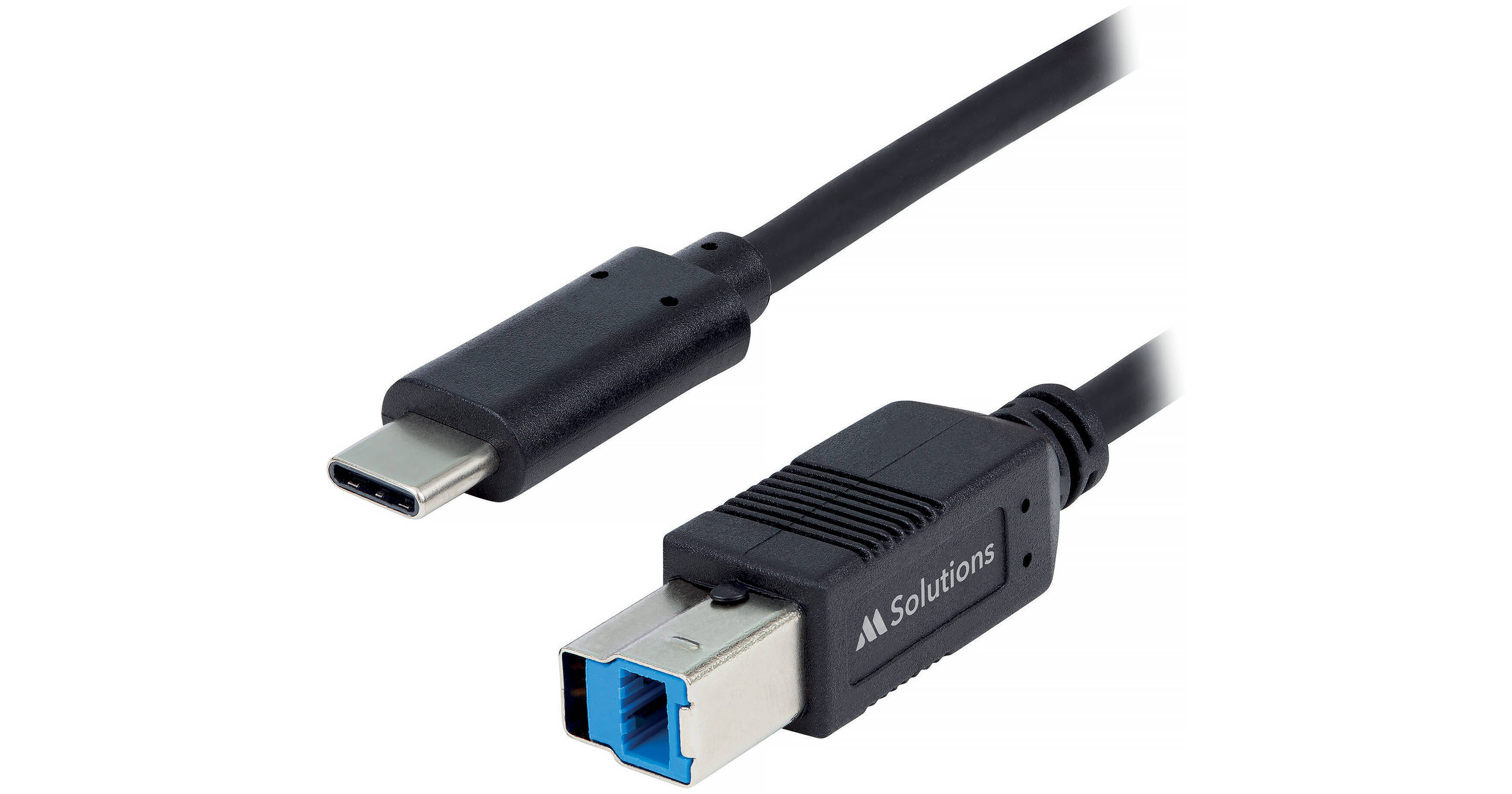 MSolutions USB-C Male to USB-B Male Cable (6.5') MS-USBCB-02 B&H