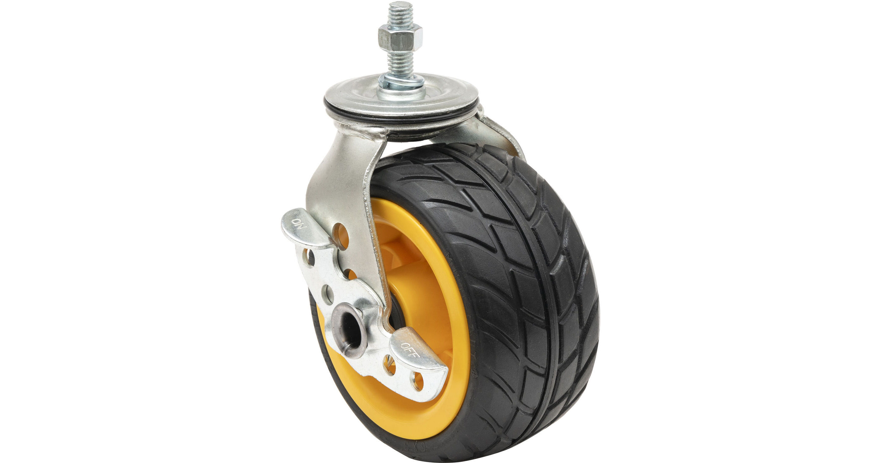 MultiCart 6 x 3" Ground Glider Caster with Brake (2-Pack)