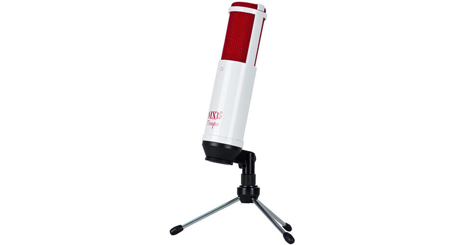 MXL TempoWR USB Condenser Microphone (White/Red) TEMPO-WR B&H